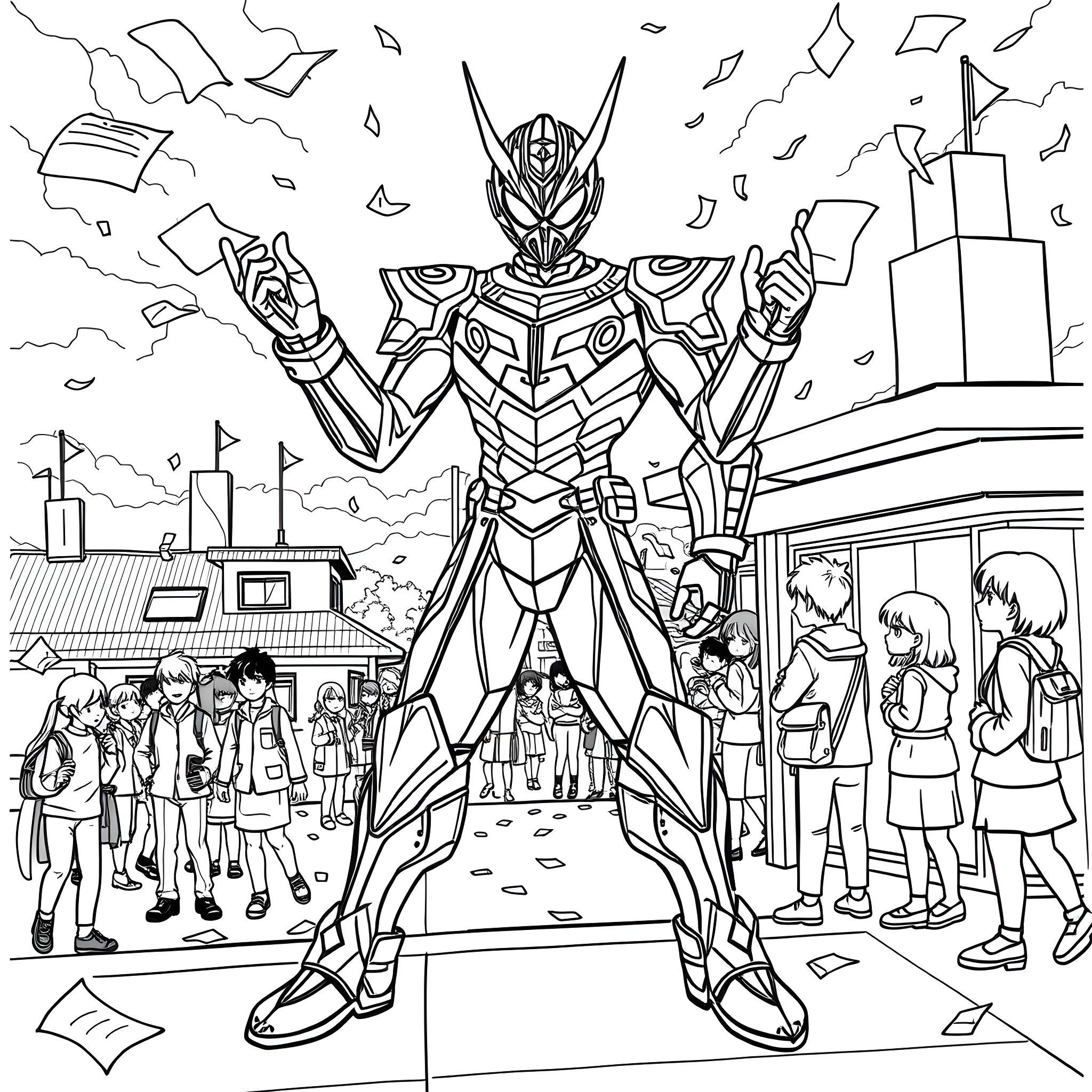 Best Kamen Rider Coloring Pages (Free Printable PDF)