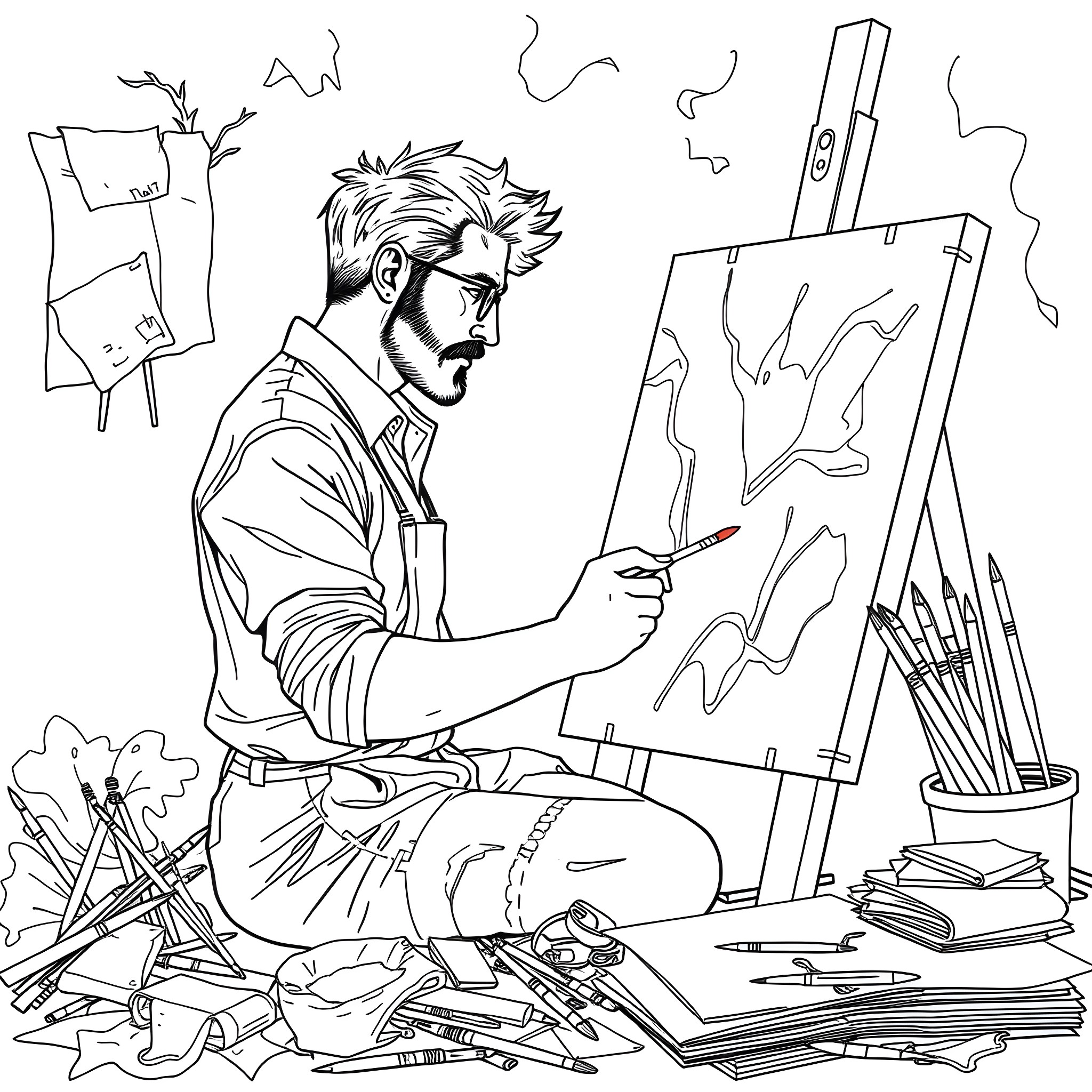 Best Male Coloring Pages (Free Printable PDF)