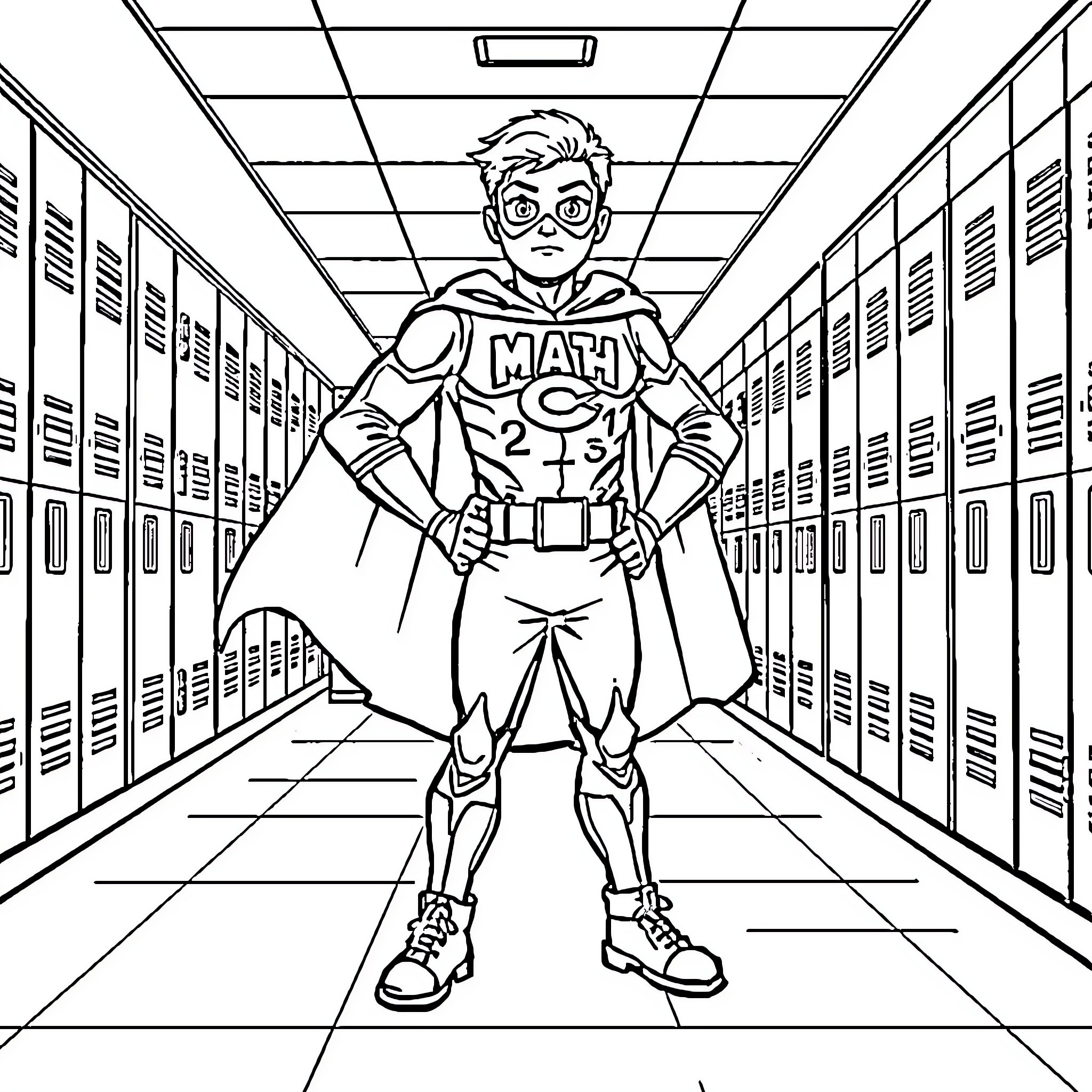 1 Best Math Superhero Coloring Pages (Free Printable PDFs)