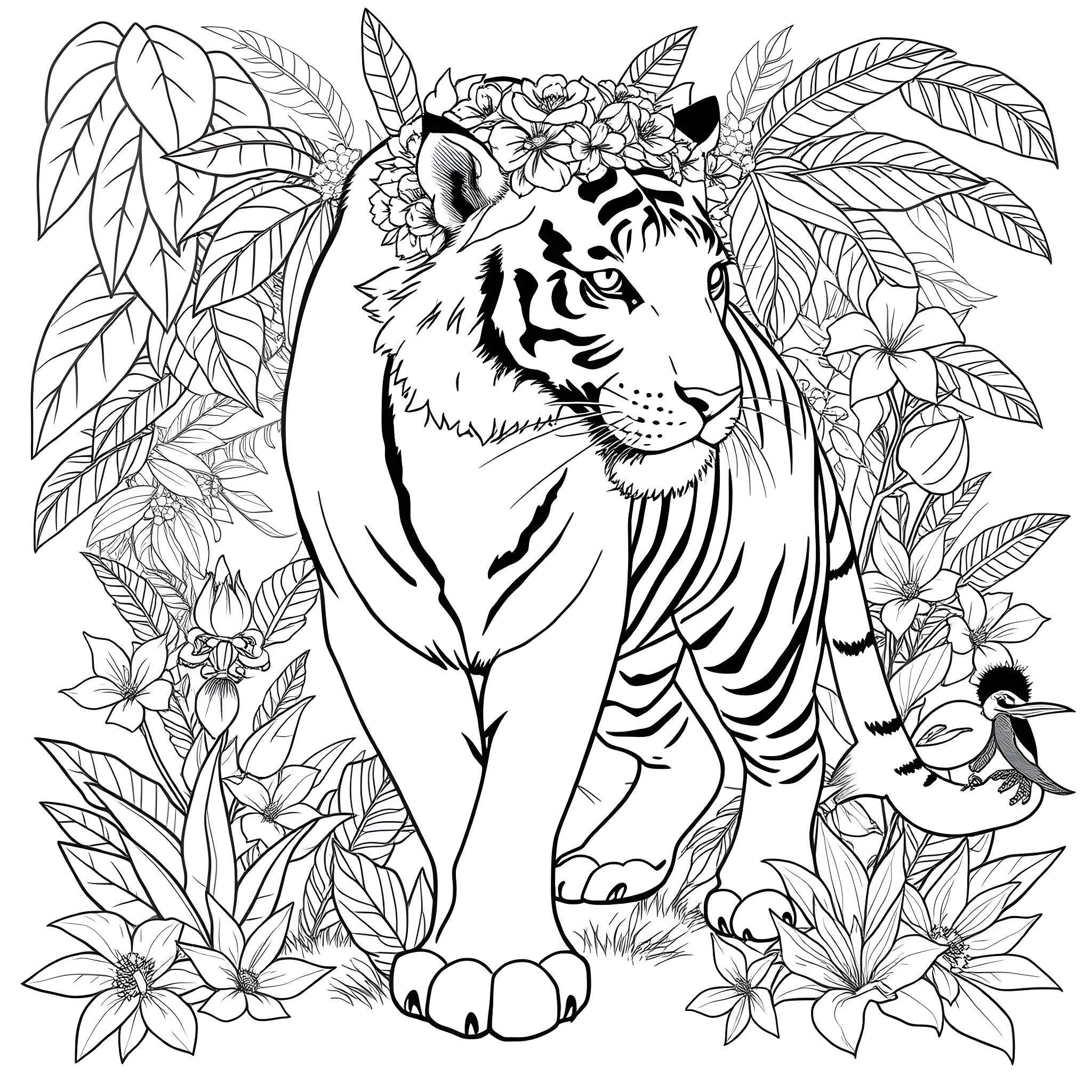 173 Best Tiger Coloring Pages (Free Printable PDFs)