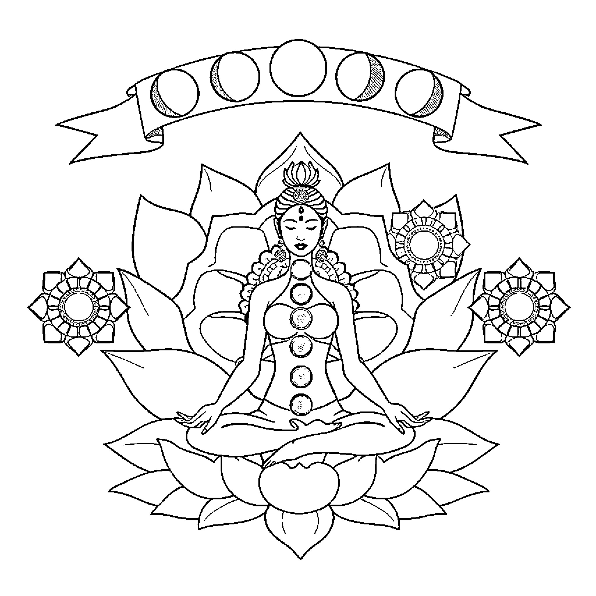 Best Chakra Coloring Pages (Free Printable PDF)