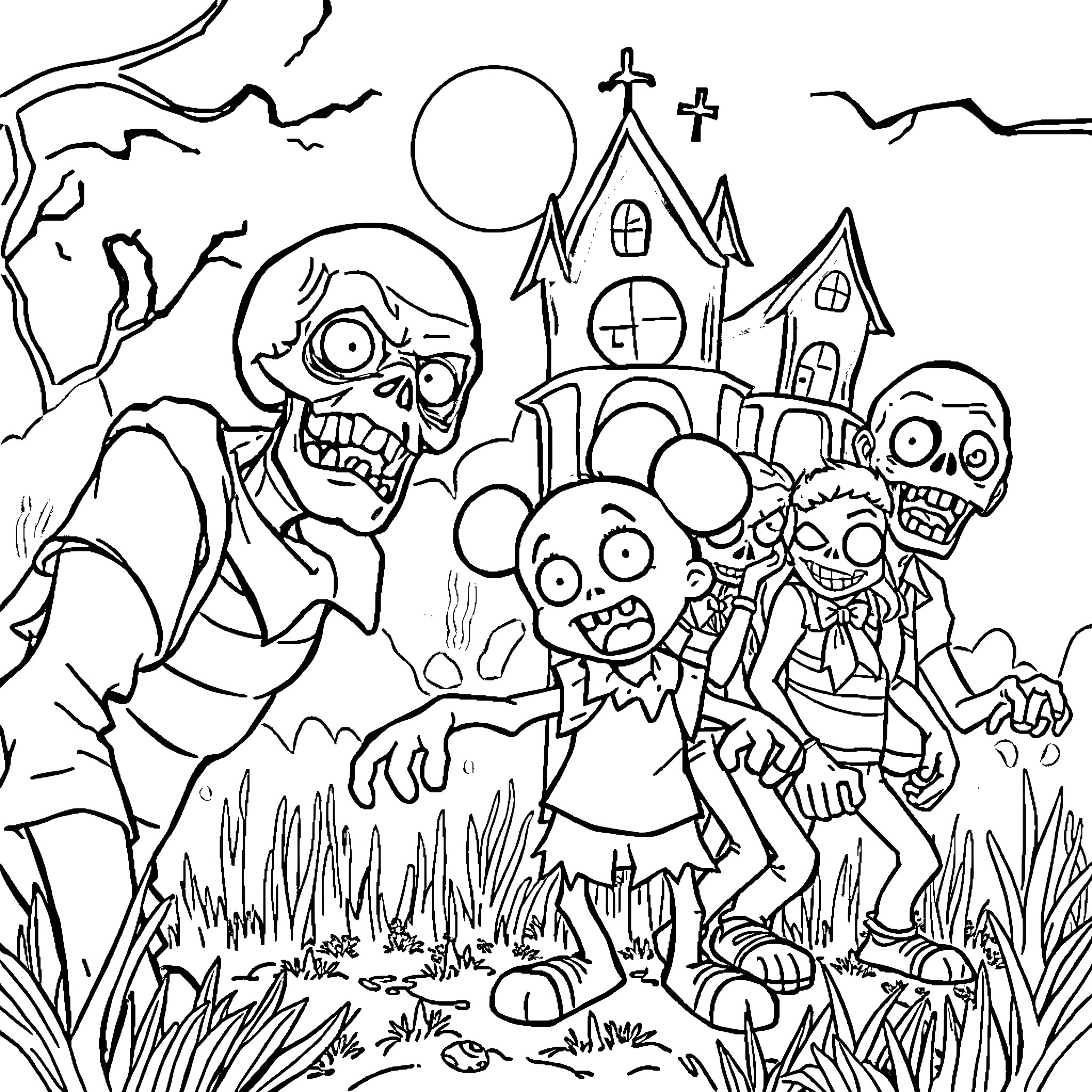 Best Zombie Coloring Pages (Free Printable PDF)