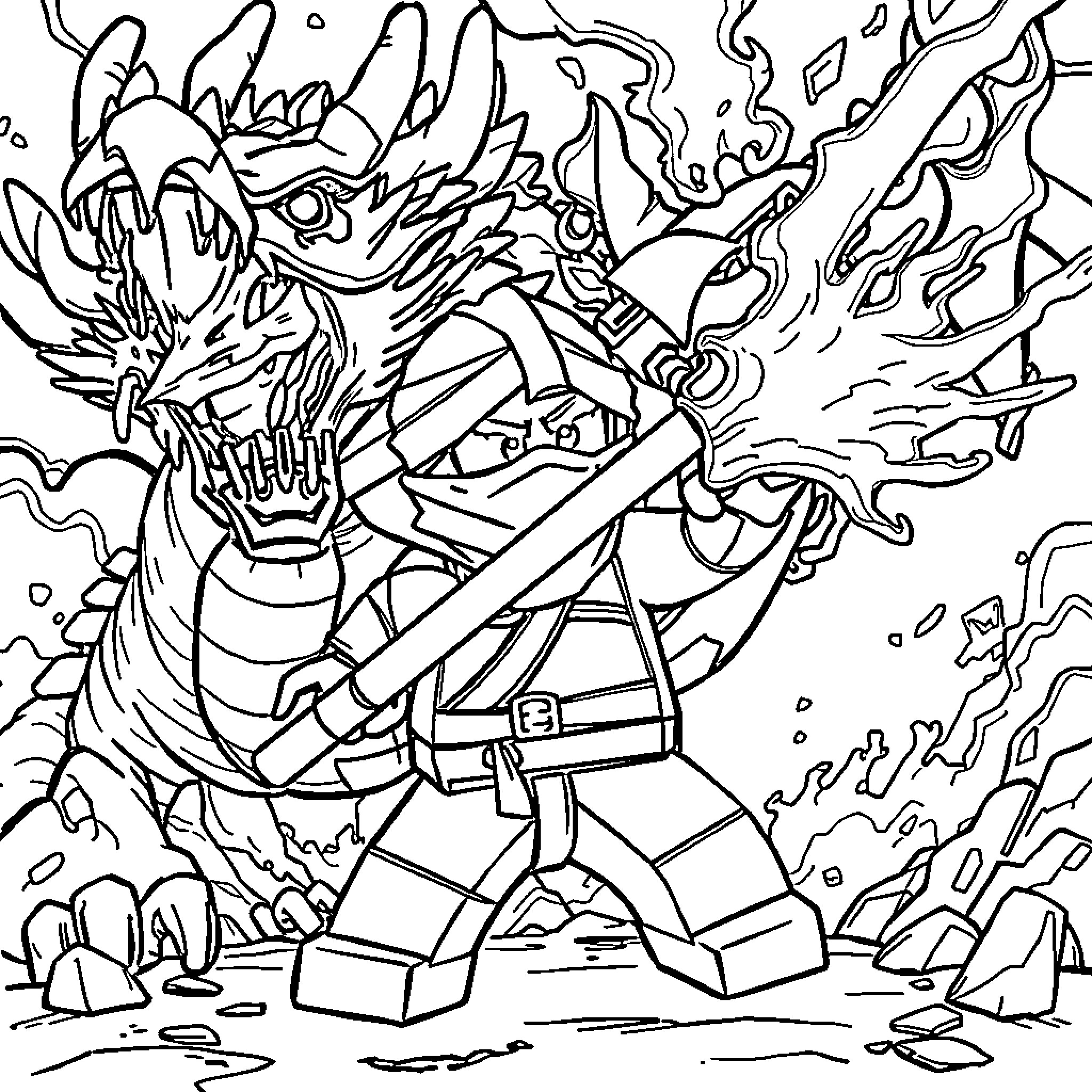 Best Ninjago Cole Coloring Pages (Free Printable PDF)