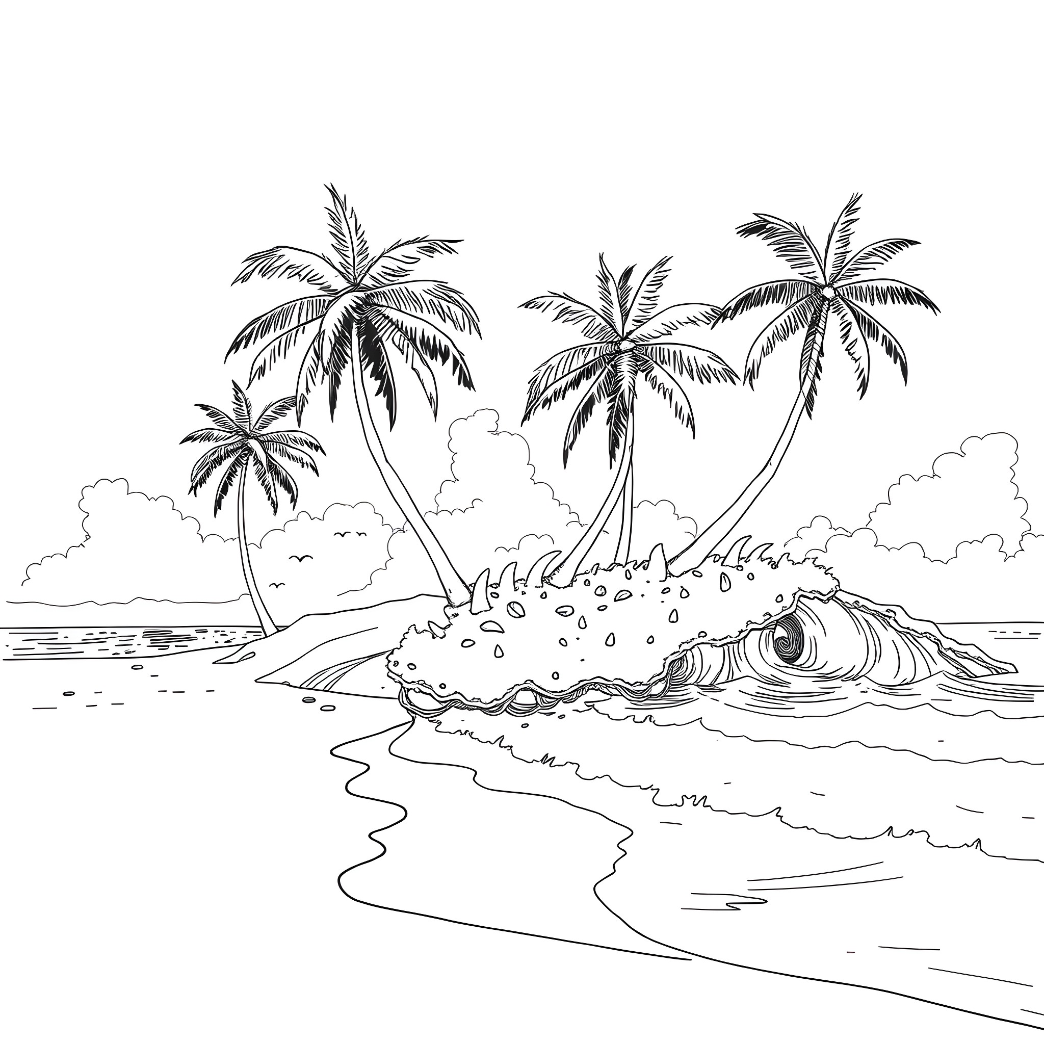 1 Best Palm Tree Coloring Pages (Free Printable PDFs)