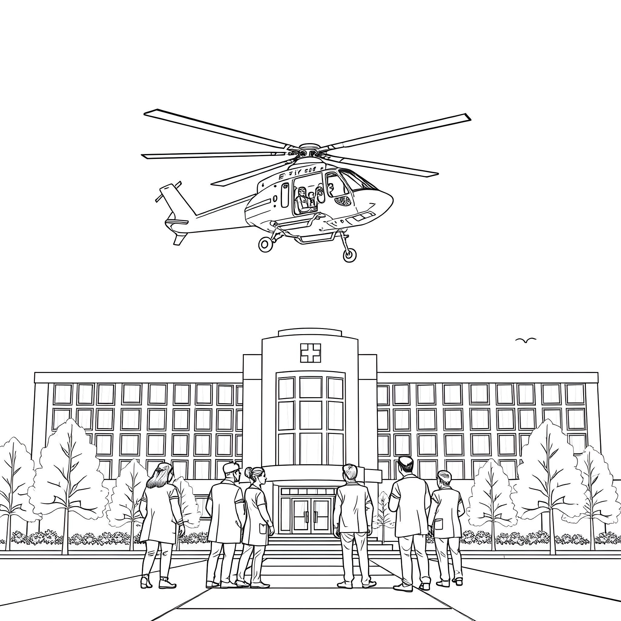 Best Helicopter Coloring Pages (Free Printable PDF)