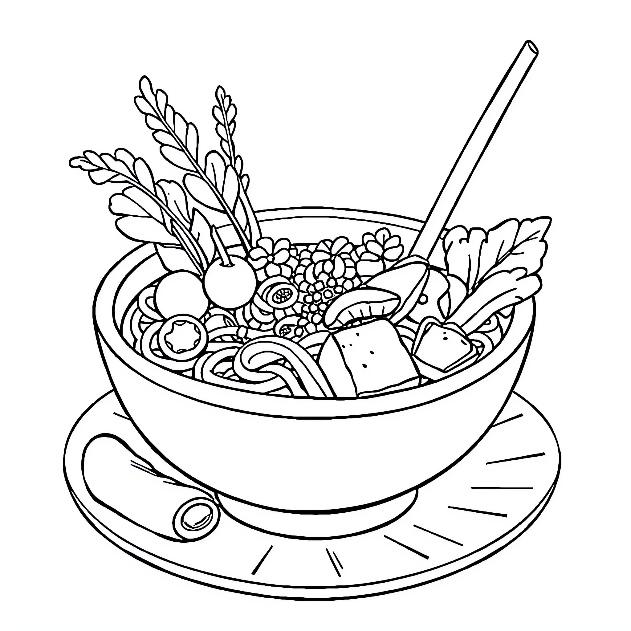 Best Ramen Coloring Pages (Free Printable PDF)