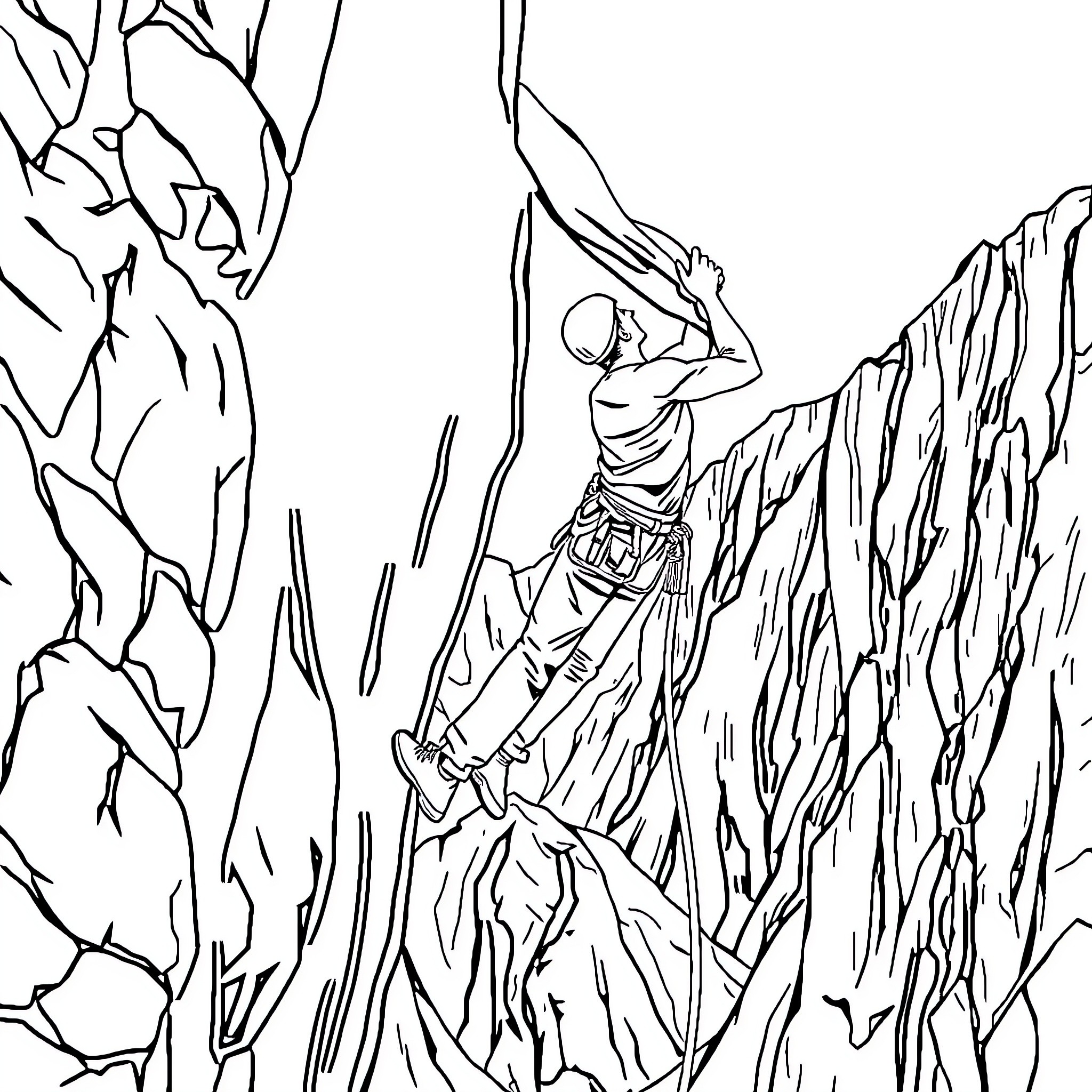 Best Rock Climber Coloring Pages (Free Printable PDF)