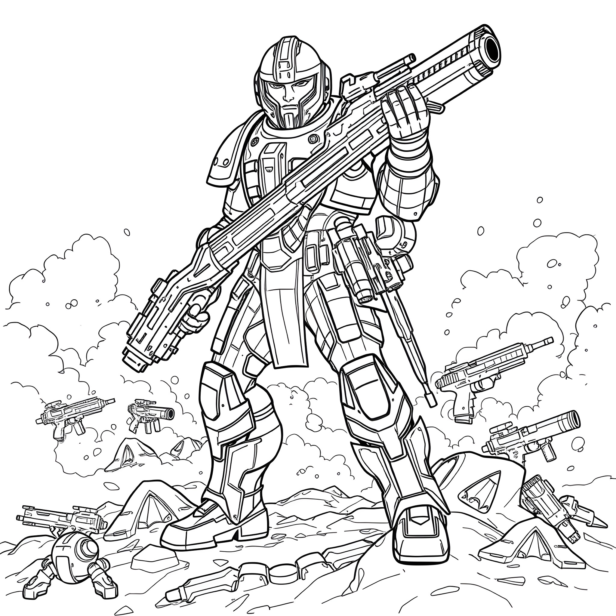 Best Warrior Coloring Pages (Free Printable PDF)