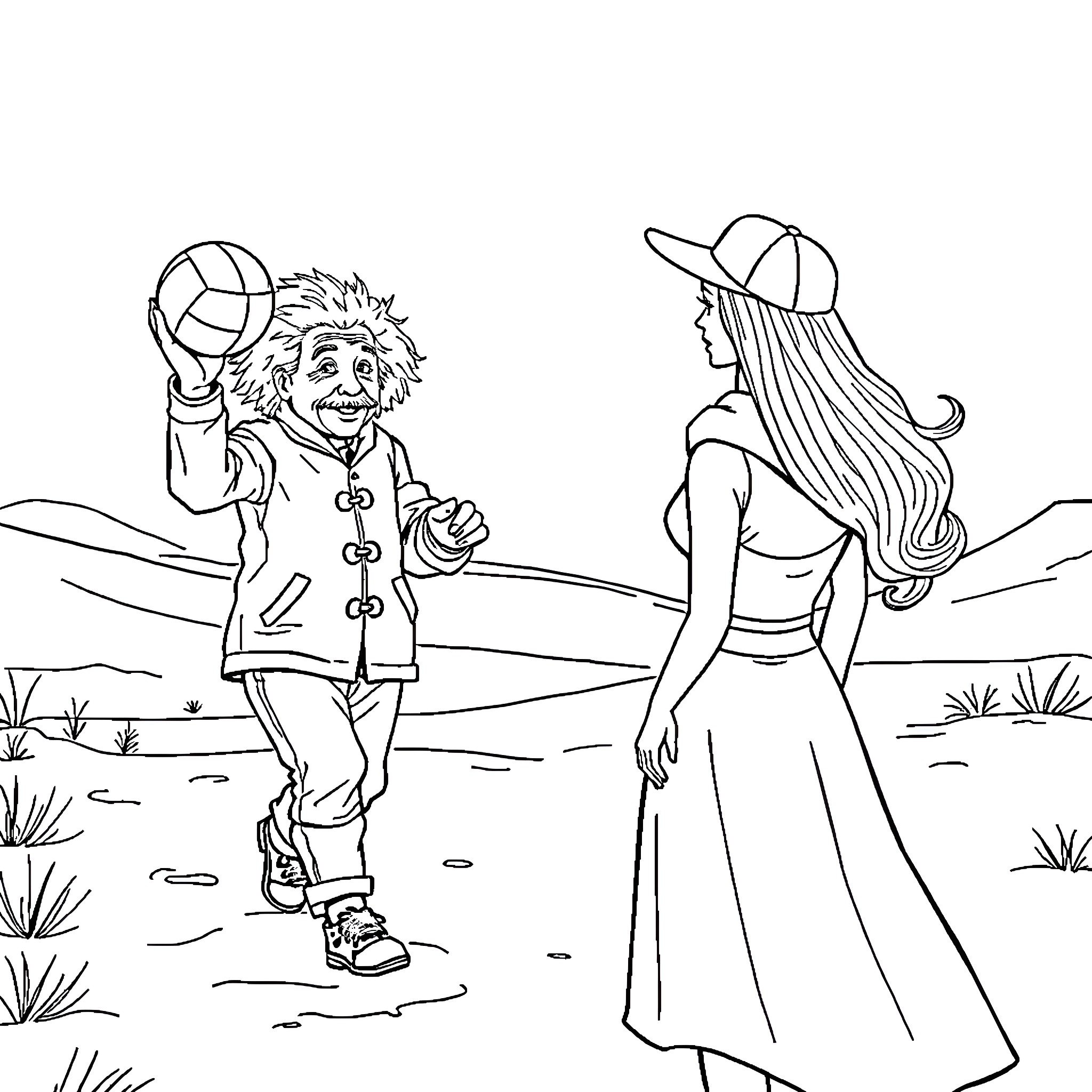 Best Albert Einstein Coloring Pages (Free Printable PDF)