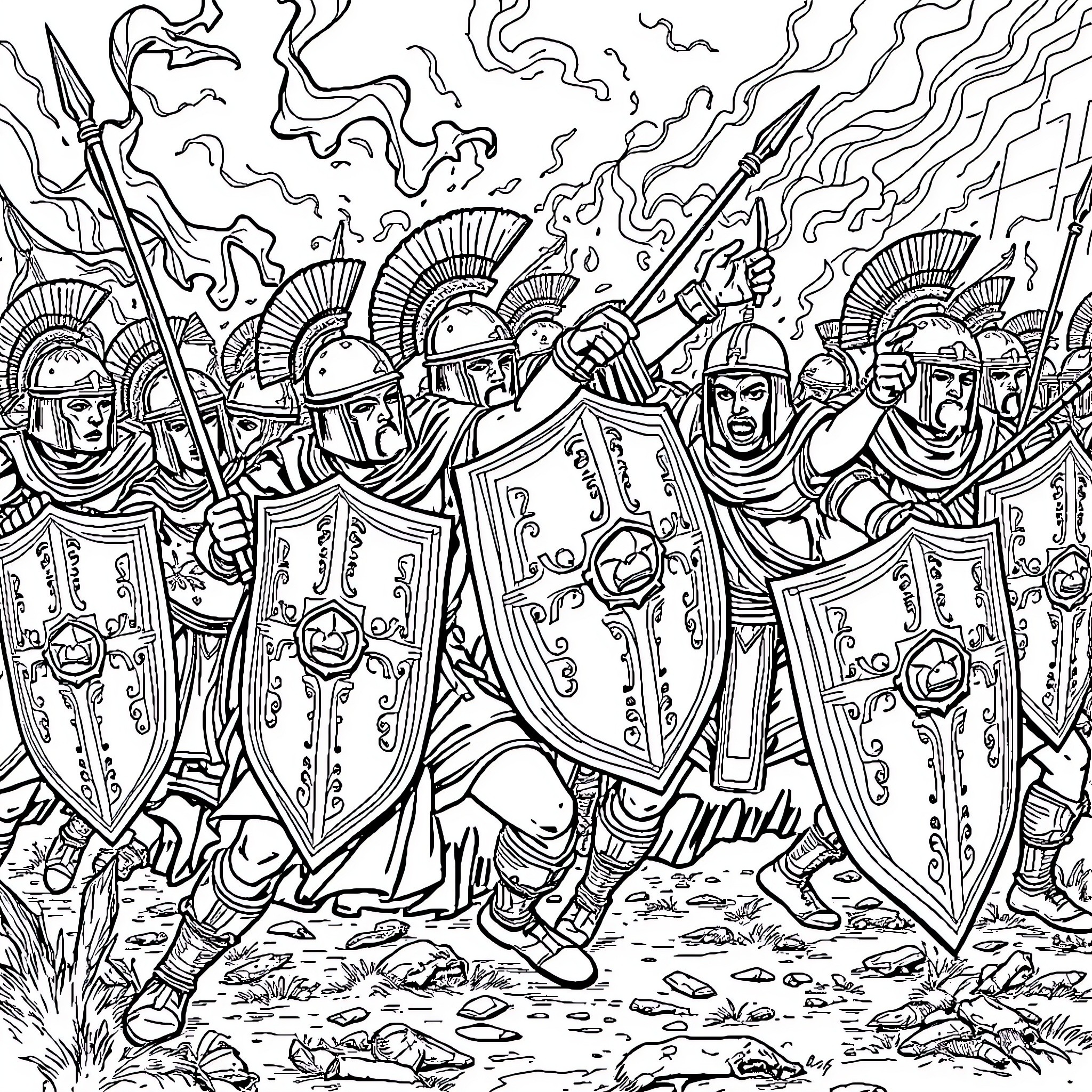 Best Roman Soldier Coloring Pages (Free Printable PDF)