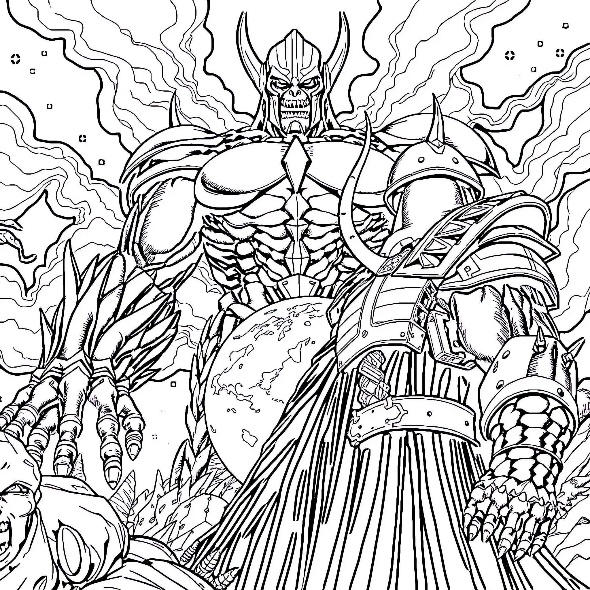 Best Galactus Coloring Pages (Free Printable PDF)