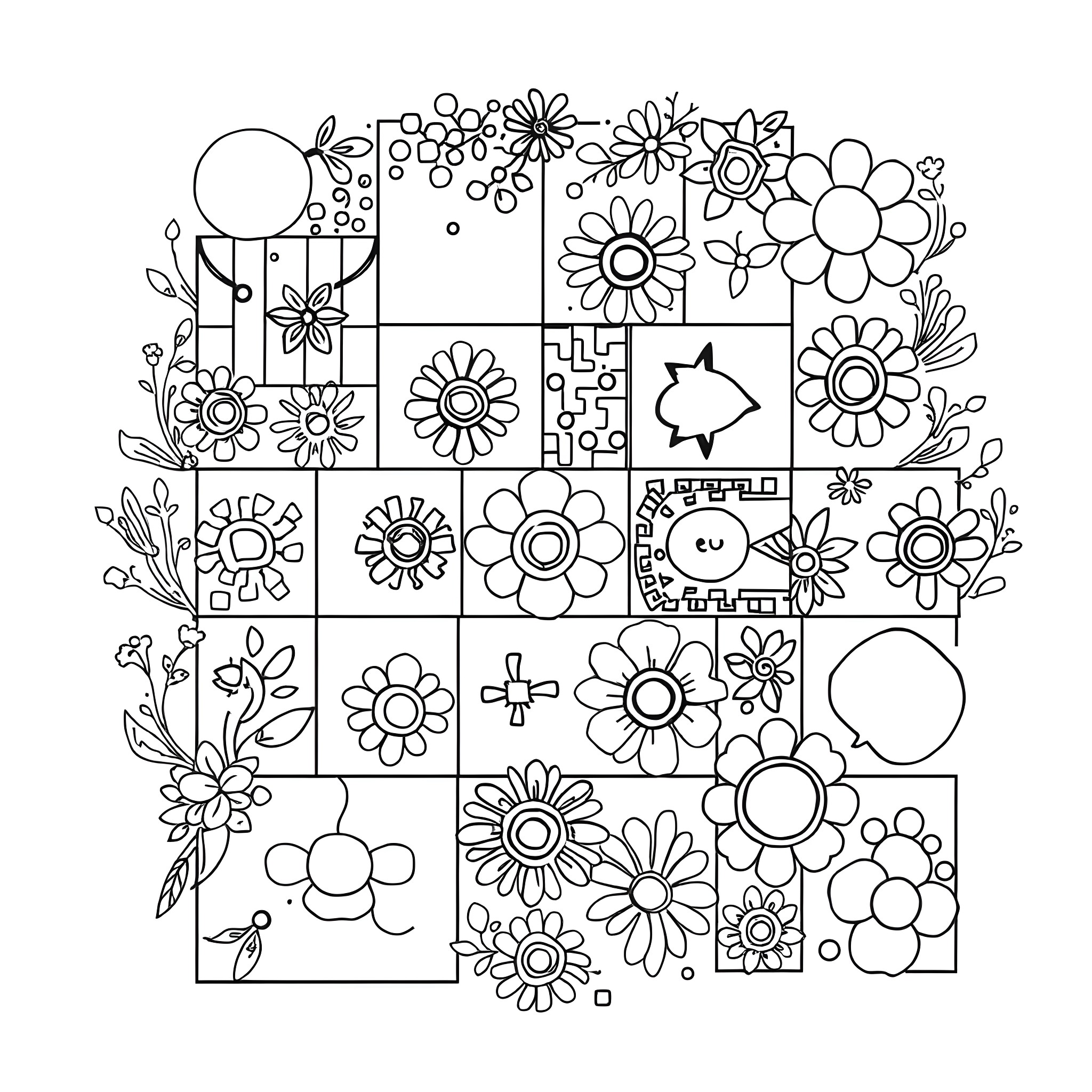 120 Best Patchwork Coloring Pages (Free Printable PDFs)