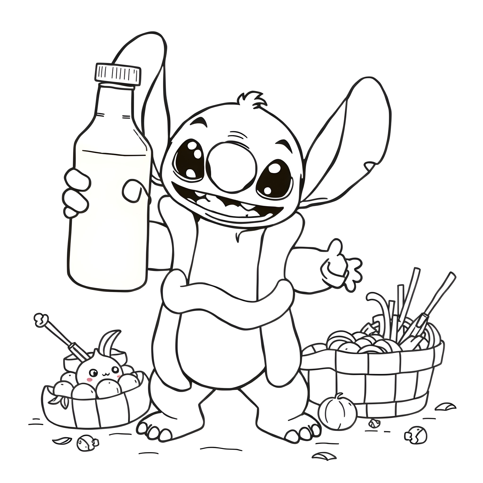 22 Best Stitch Coloring Pages (Free Printable PDFs)