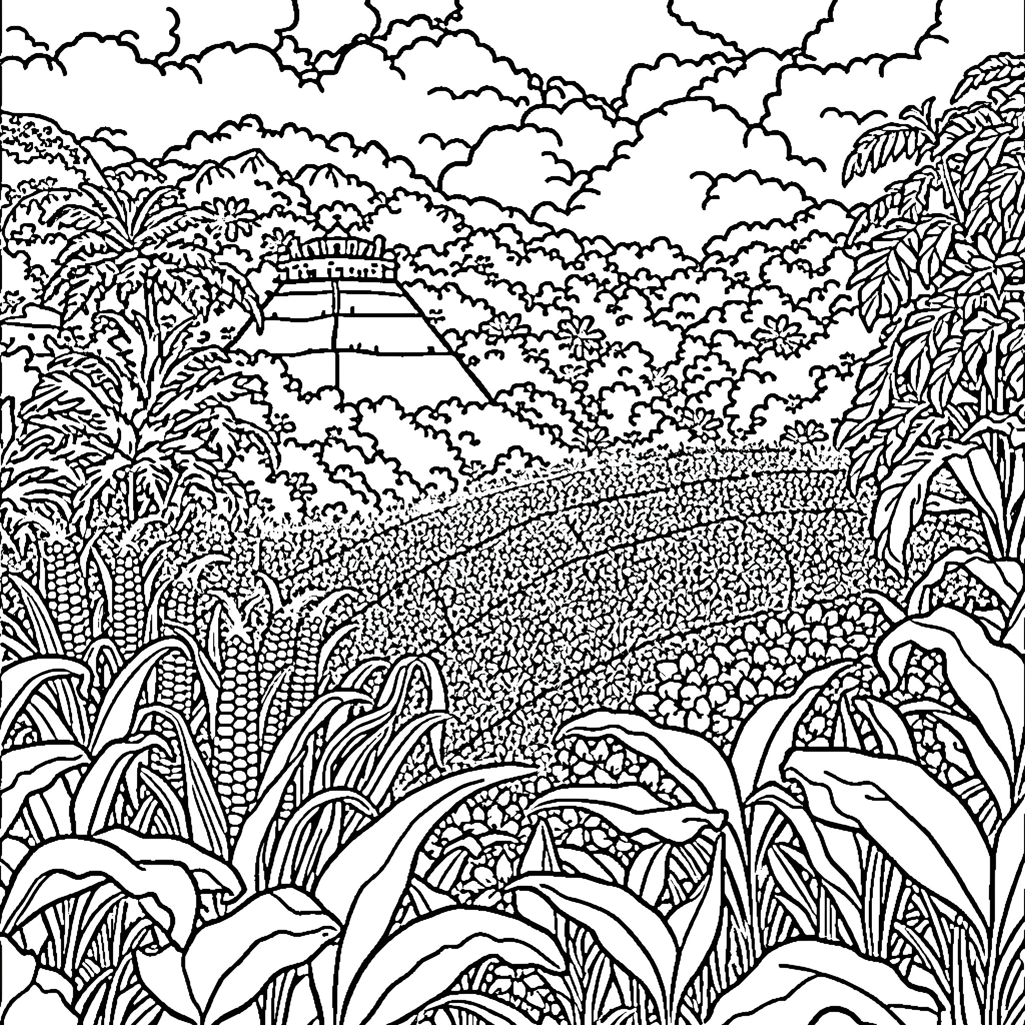 Best Maya Coloring Pages (Free Printable PDF)