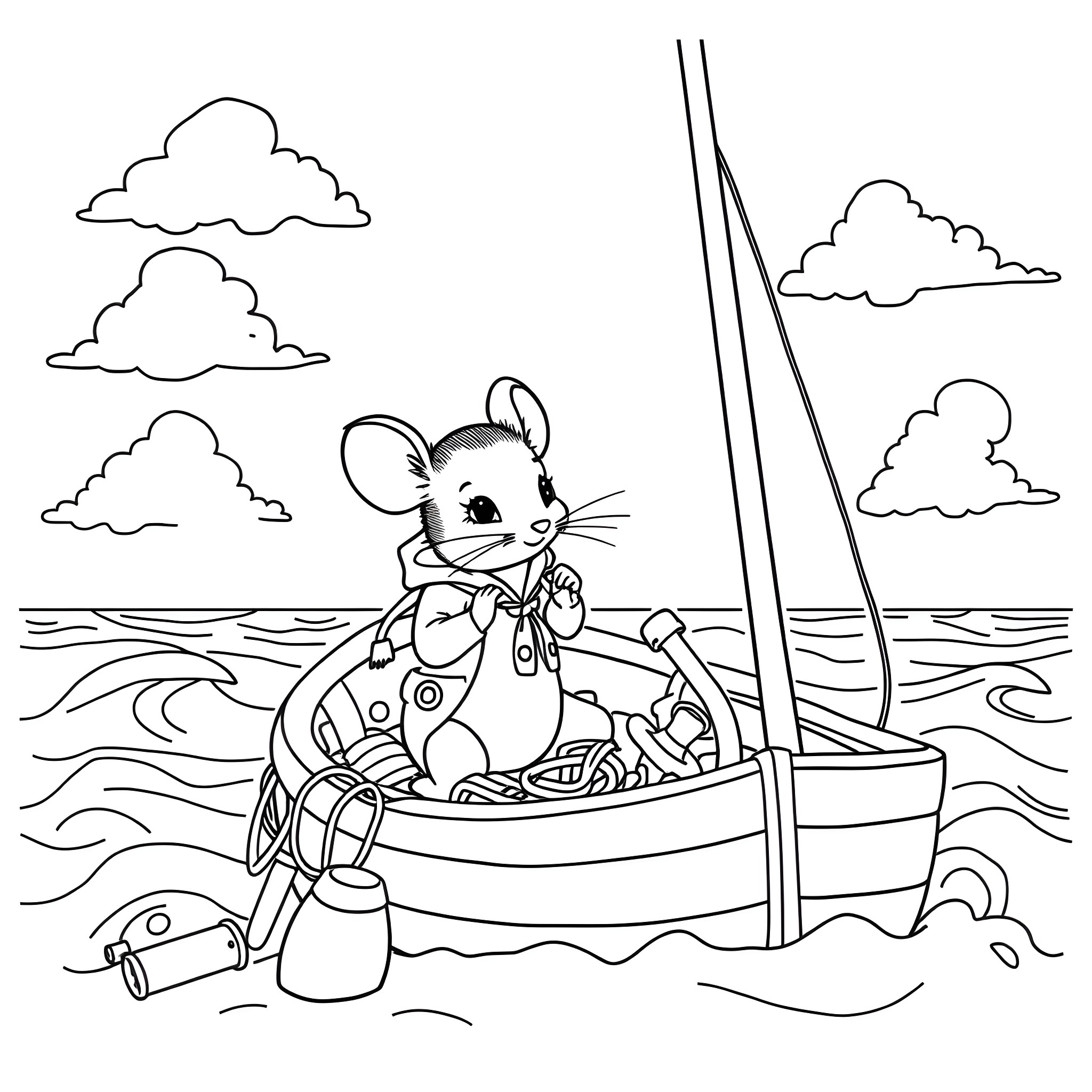 98 Best Mouse Coloring Pages (Free Printable PDFs)