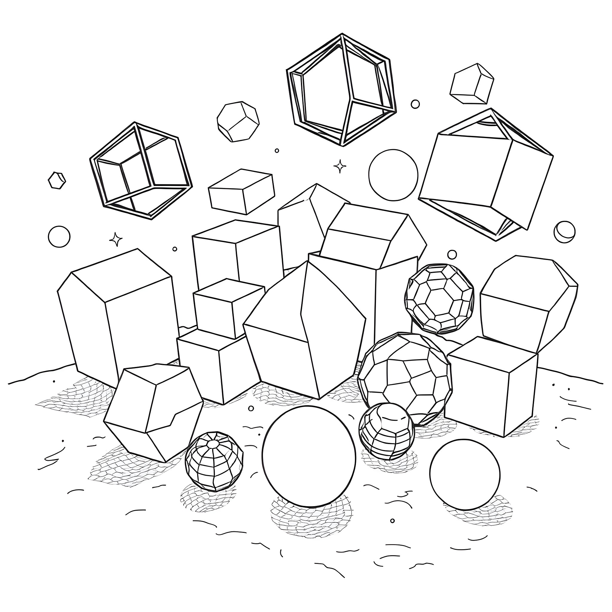 Best Geometric Shape Coloring Pages (Free Printable PDF)
