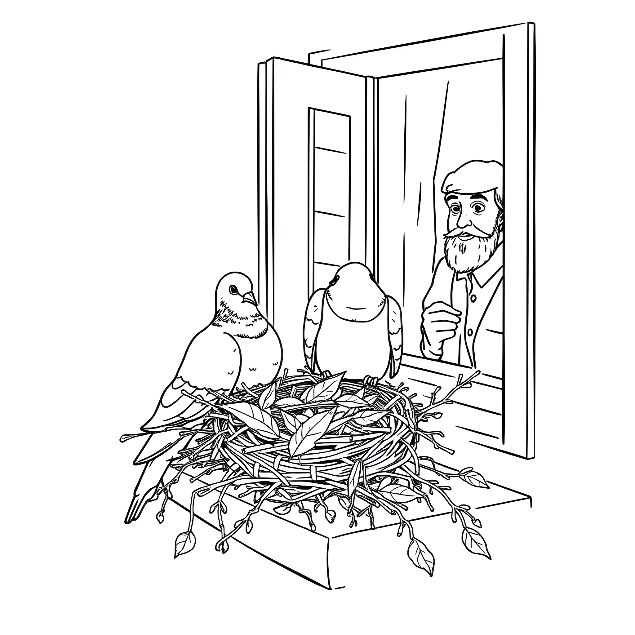 30 Best Pigeon Coloring Pages (Free Printable PDFs)