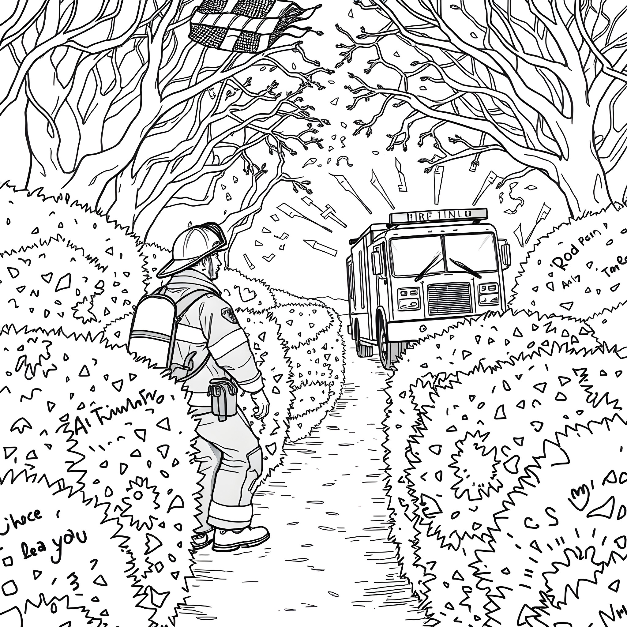 Best Fireman Coloring Pages (Free Printable PDF)
