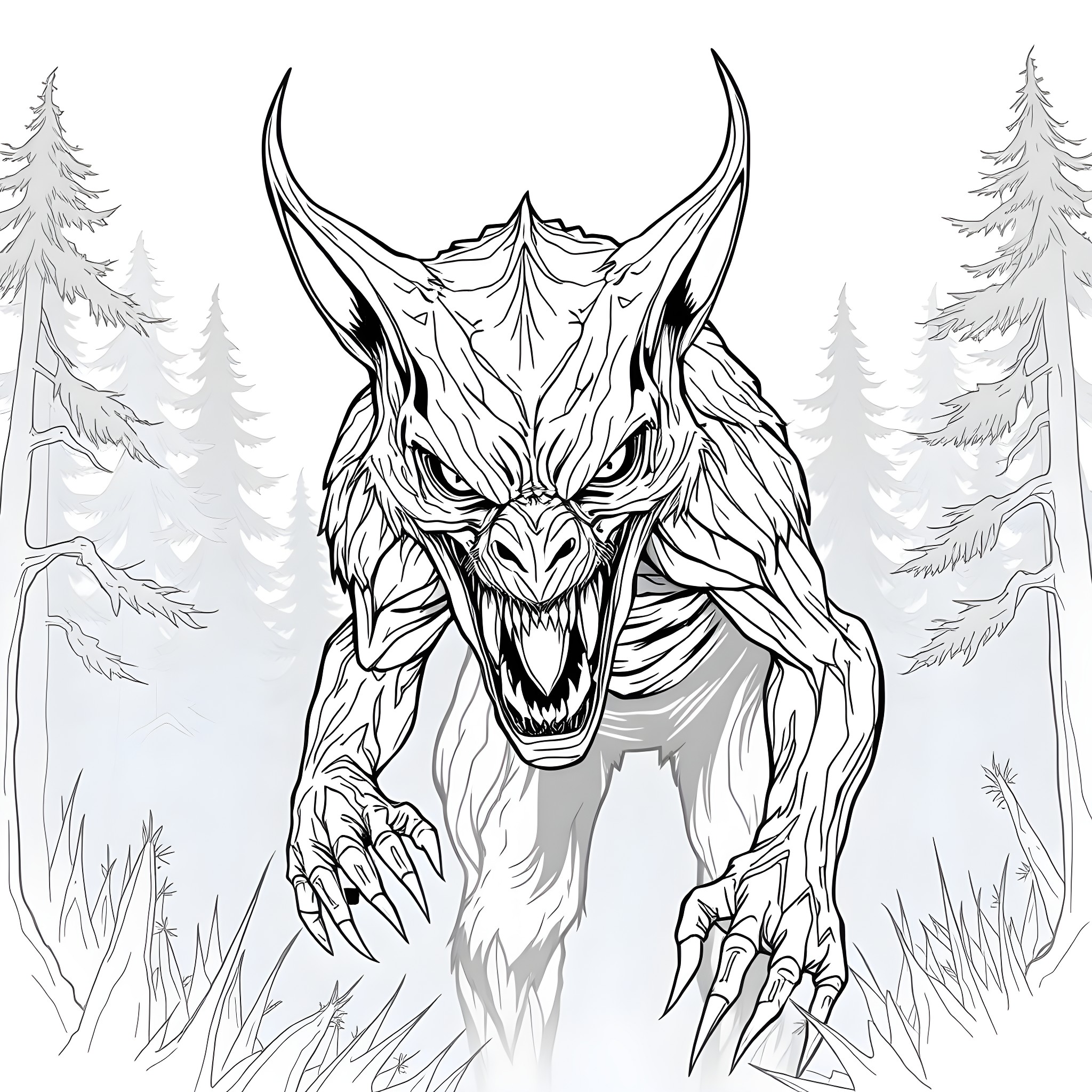 Best Horror Character Coloring Pages (Free Printable PDF)