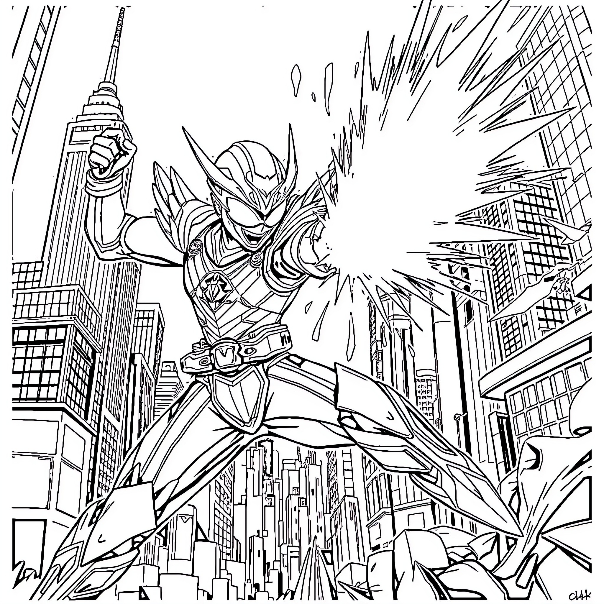 Best Kamen Rider Coloring Pages (Free Printable PDF)