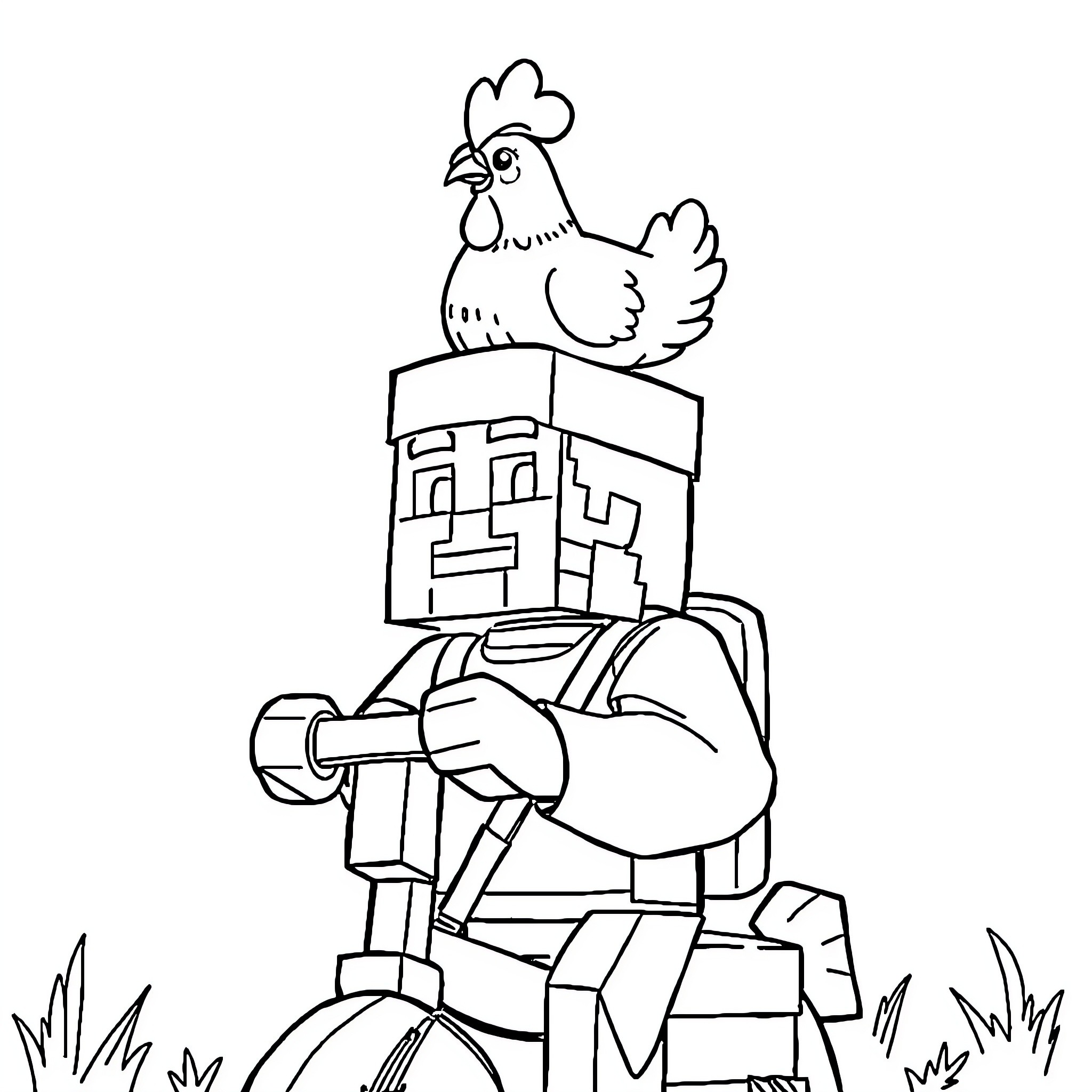 Best Chicken Jockey Coloring Pages (Free Printable PDF)