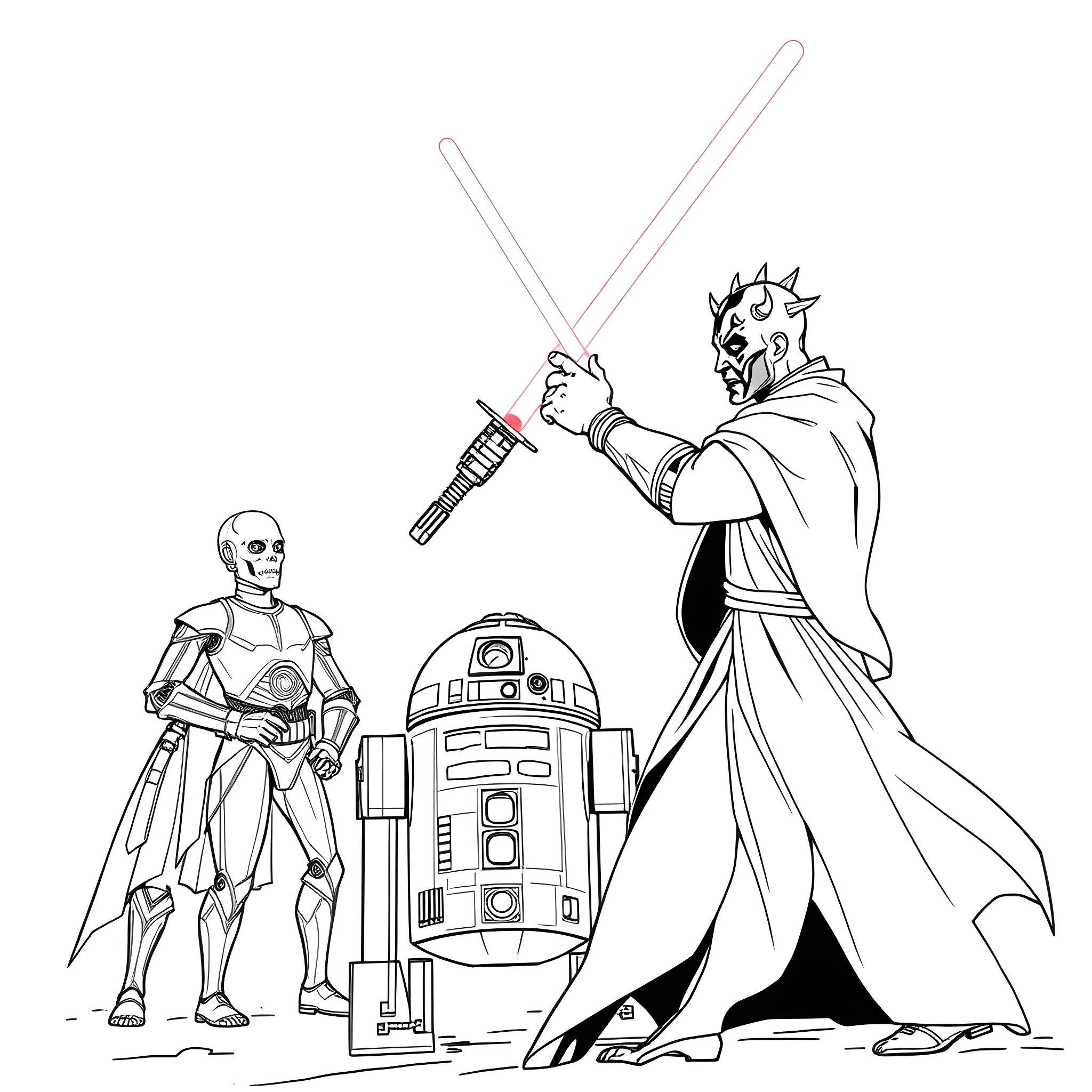 Best Darth Maul Coloring Pages (Free Printable PDF)