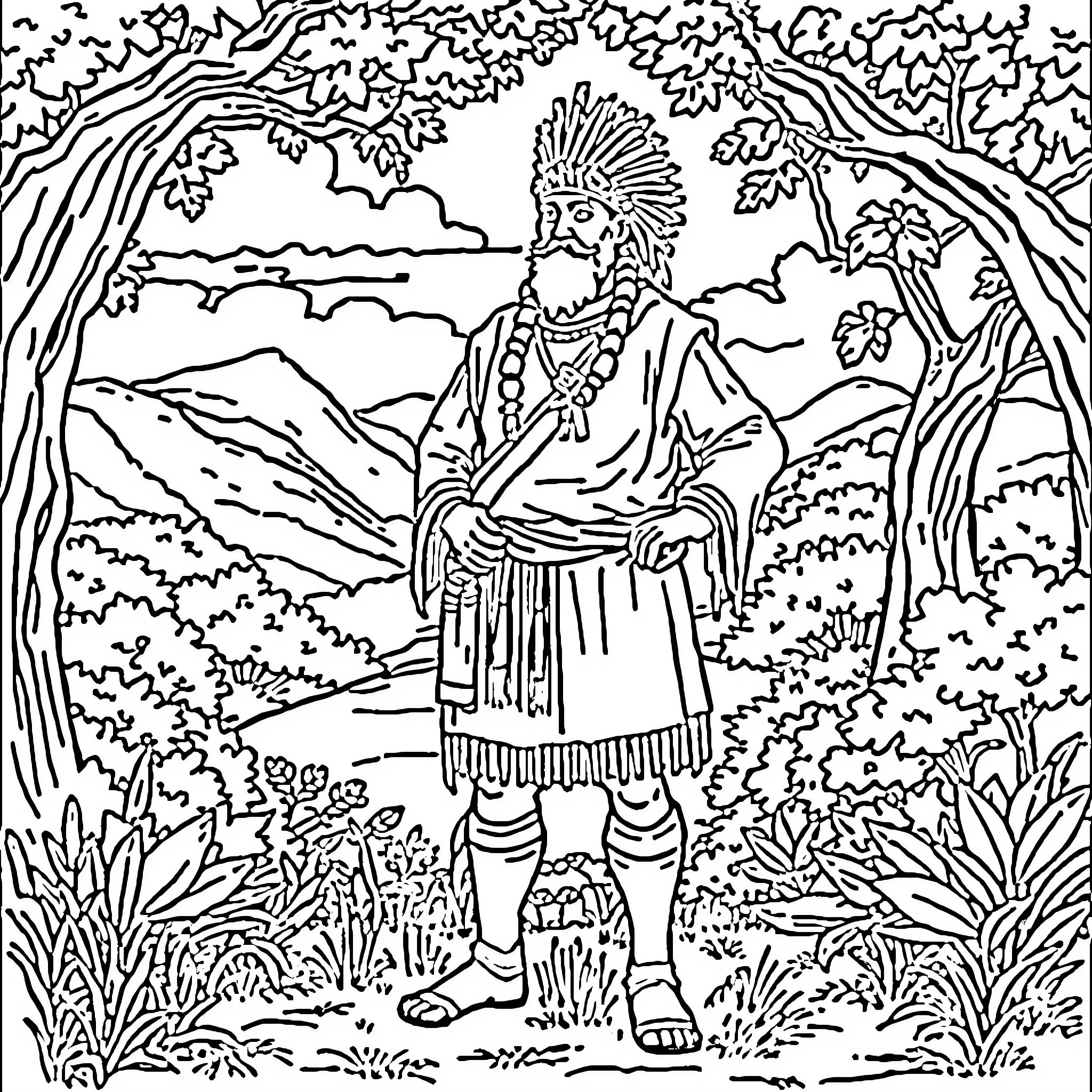 Best Squanto Coloring Pages (Free Printable PDF)
