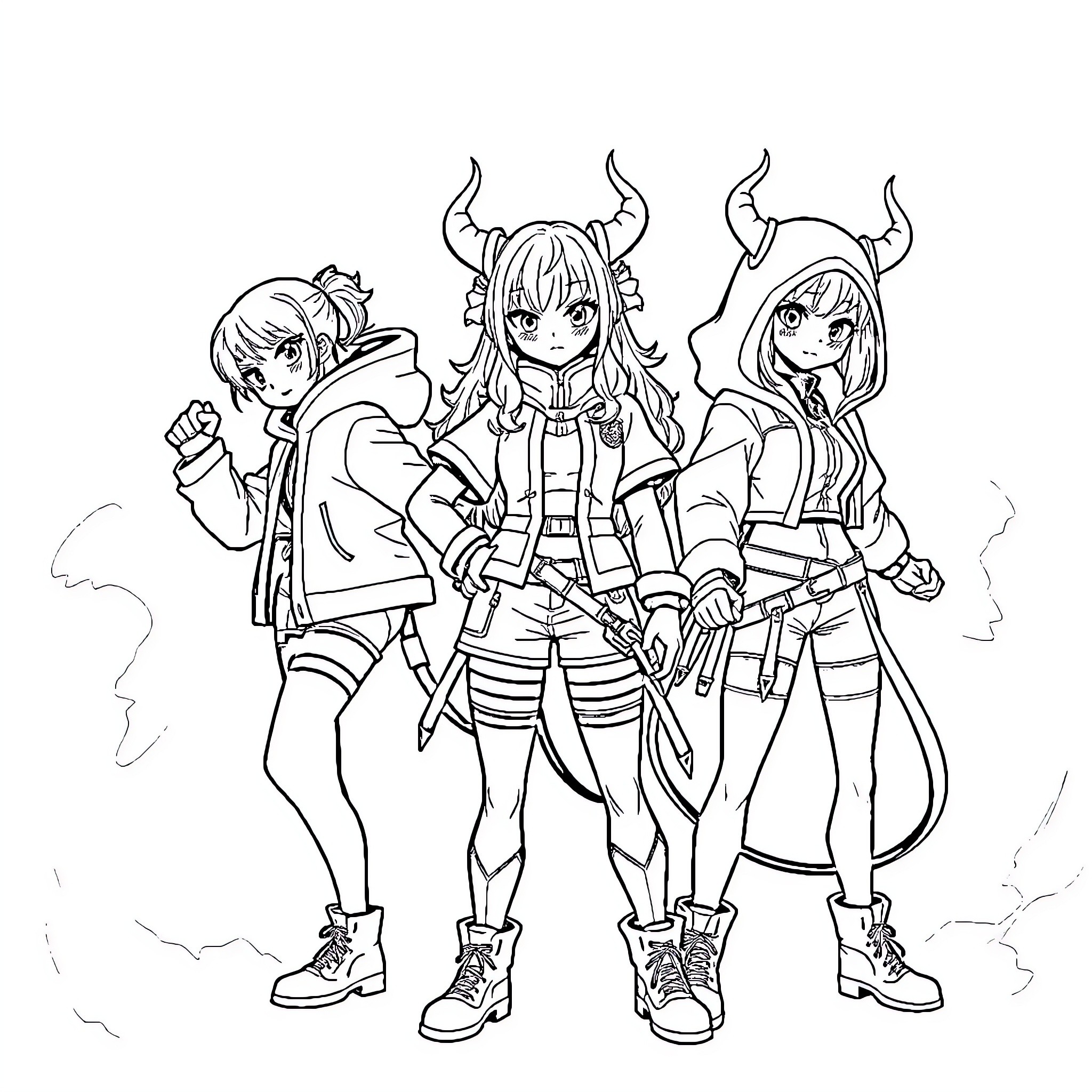 Best K-POP Demon Hunter Coloring Pages (Free Printable PDF)