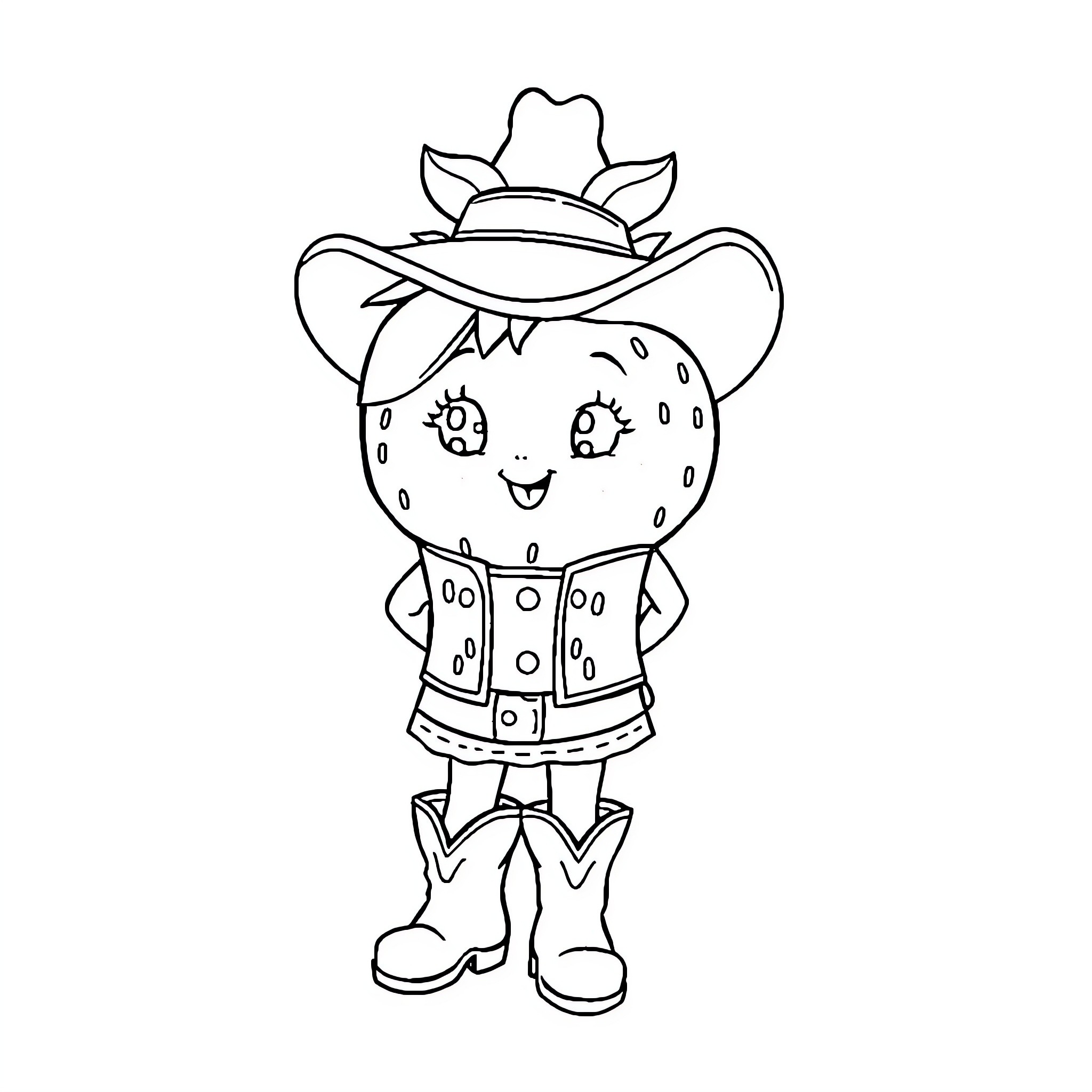 Best Strawberry Coloring Pages (Free Printable PDF)