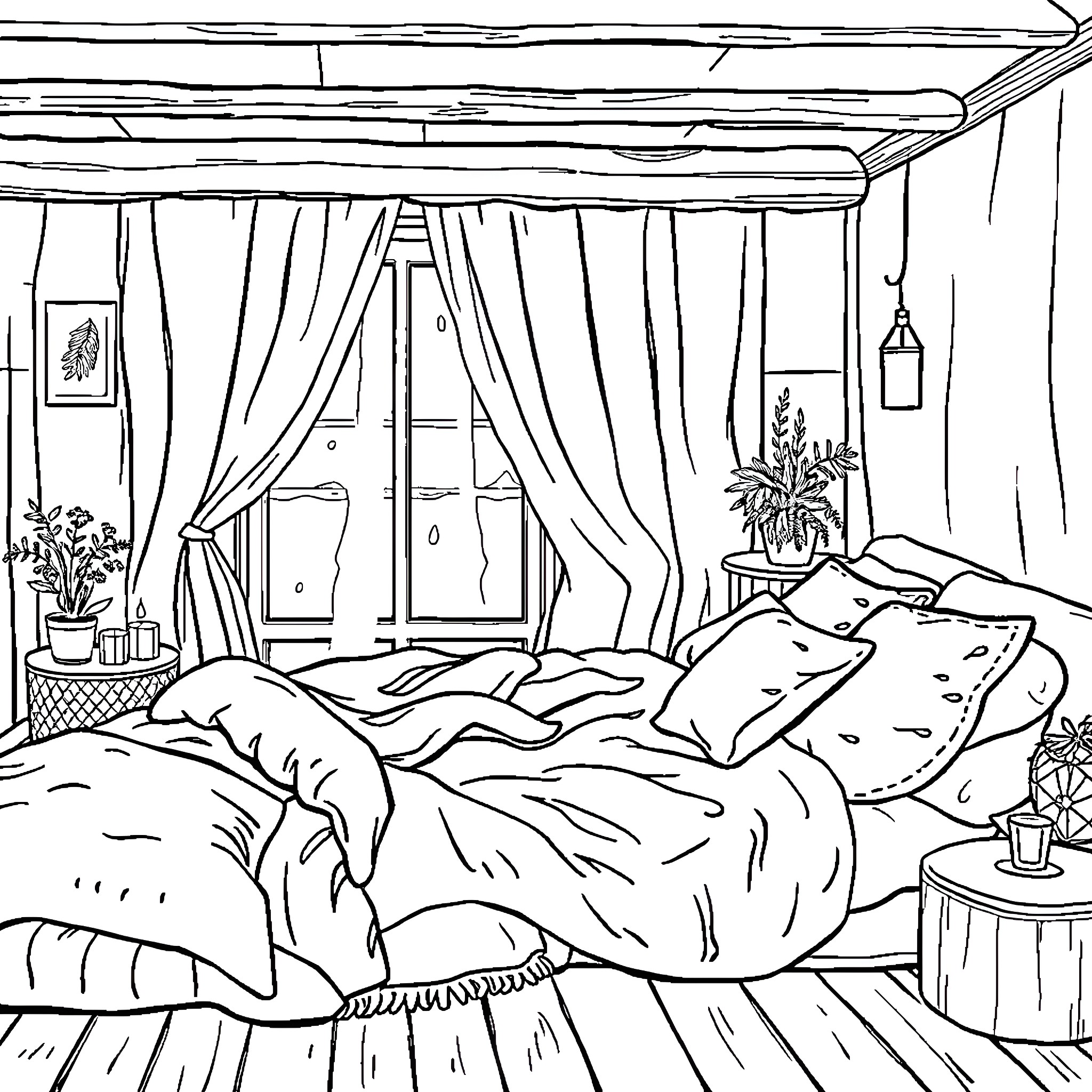 7 Best Cozy Coloring Pages (Free Printable PDFs)