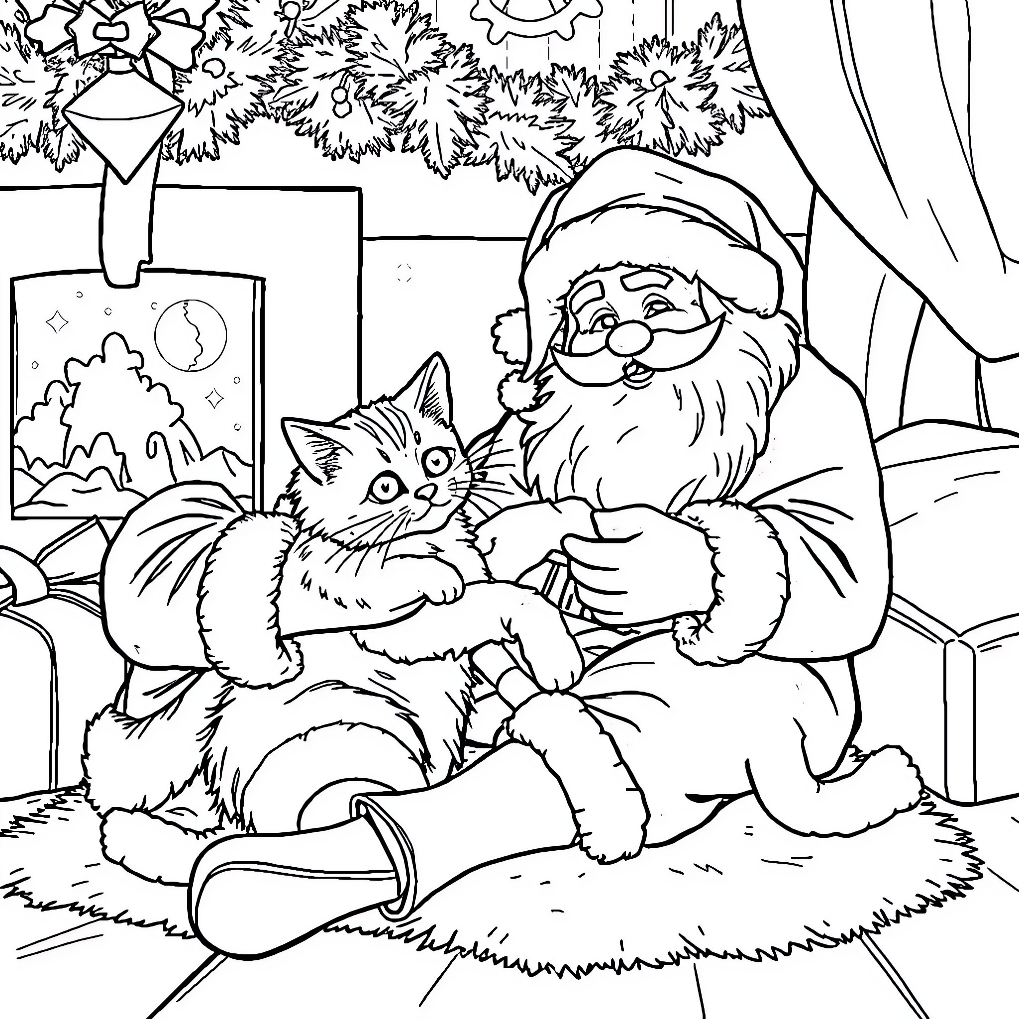 Best Santa Claus Coloring Pages (Free Printable PDF)