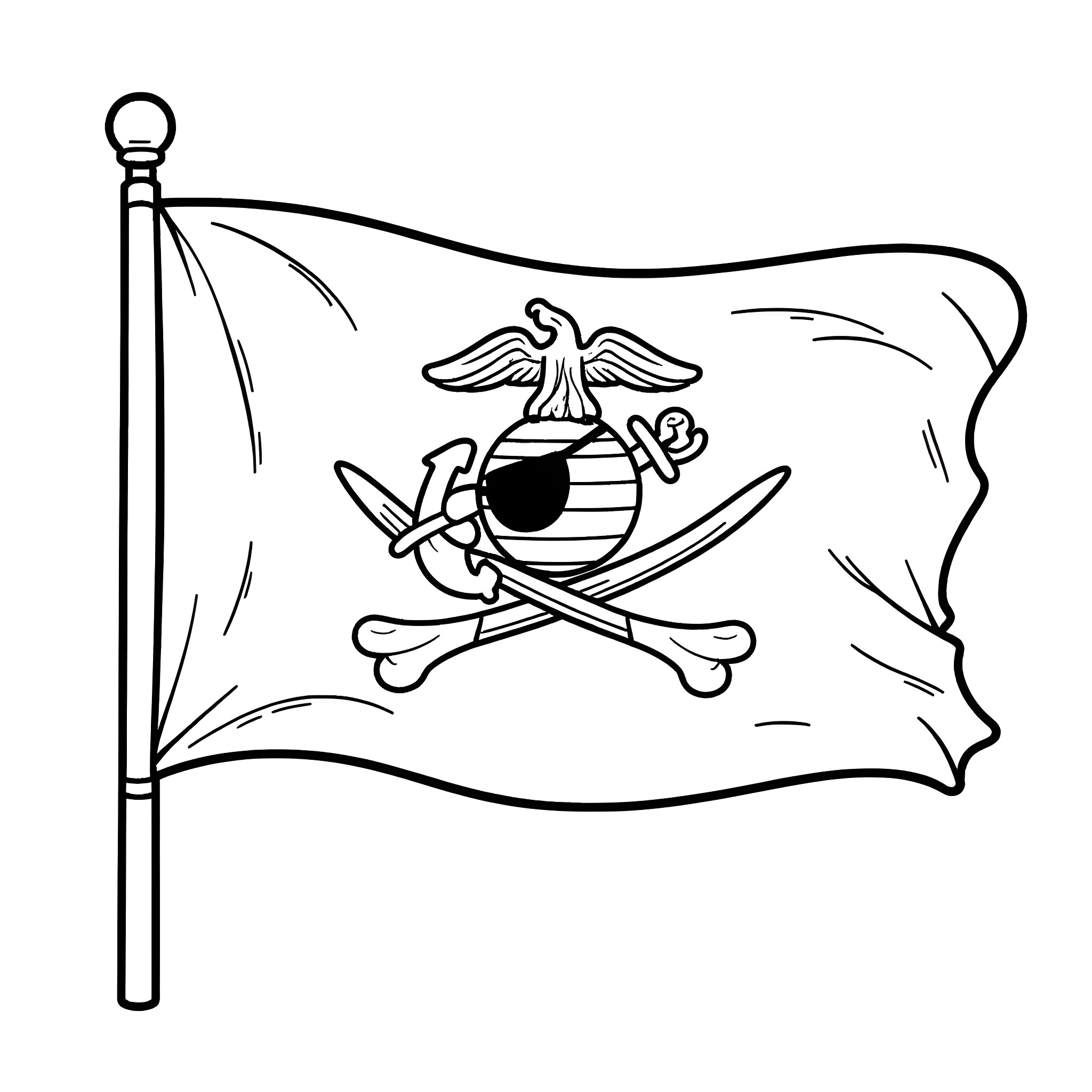 Best Jolly Roger Coloring Pages (Free Printable PDF)