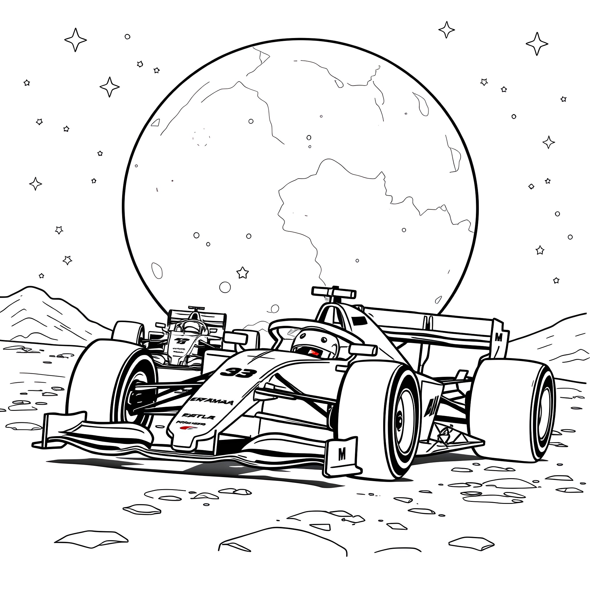 28 Best Formula 1 Coloring Pages (Free Printable PDFs)