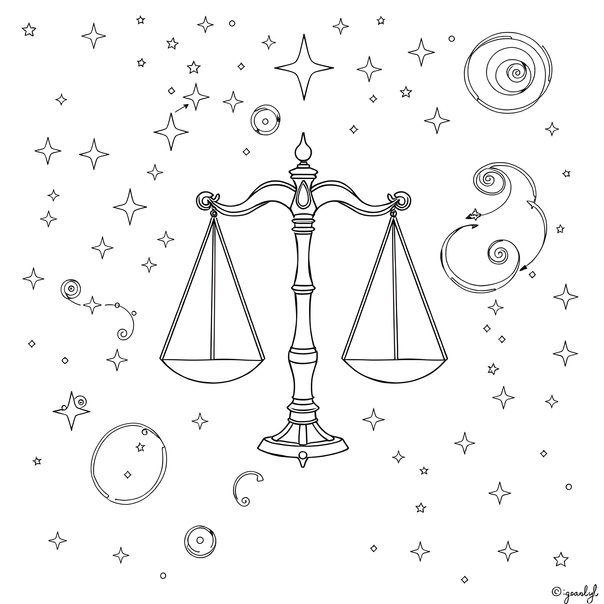 Best Libra Coloring Pages (Free Printable PDF)