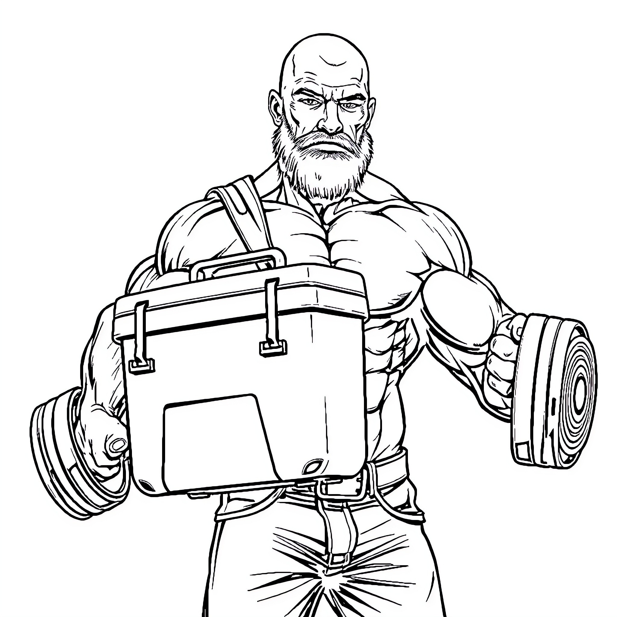 Best Weightlifter Coloring Pages (Free Printable PDF)