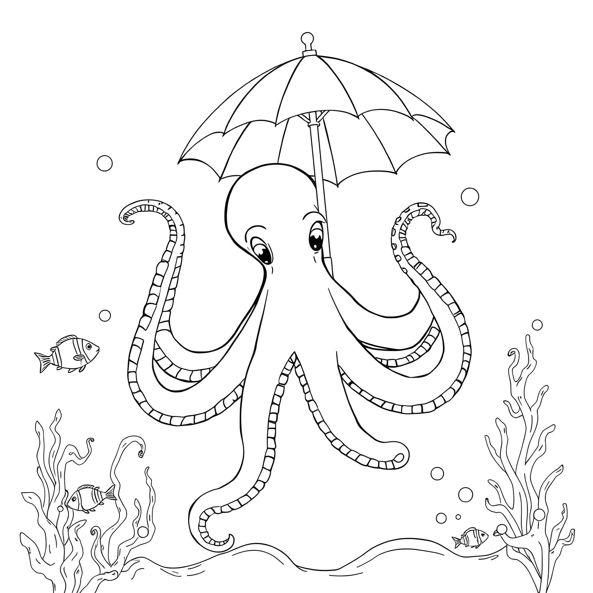100 Best Octopus Coloring Pages (Free Printable PDFs)