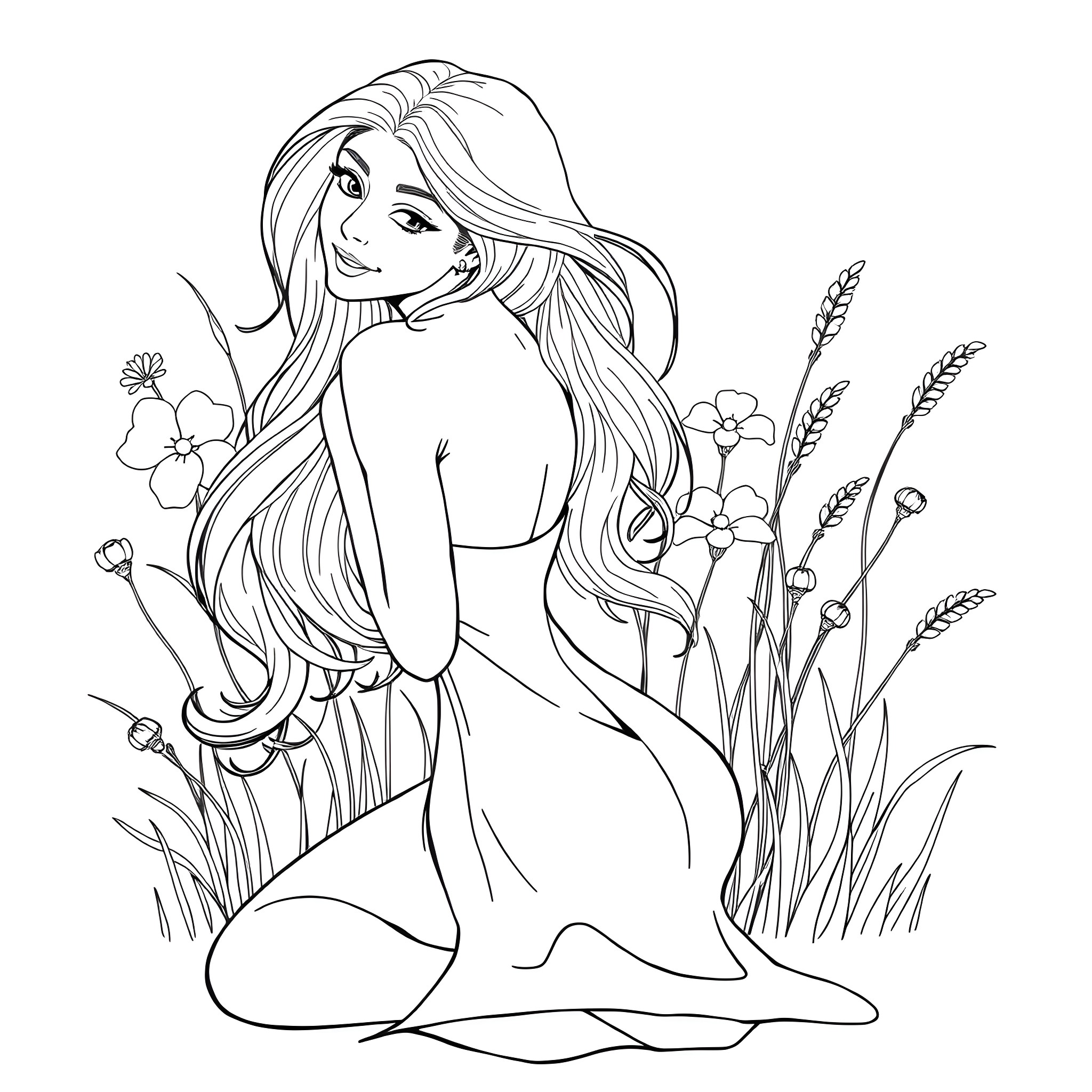 Best Woman Coloring Pages (Free Printable PDF)