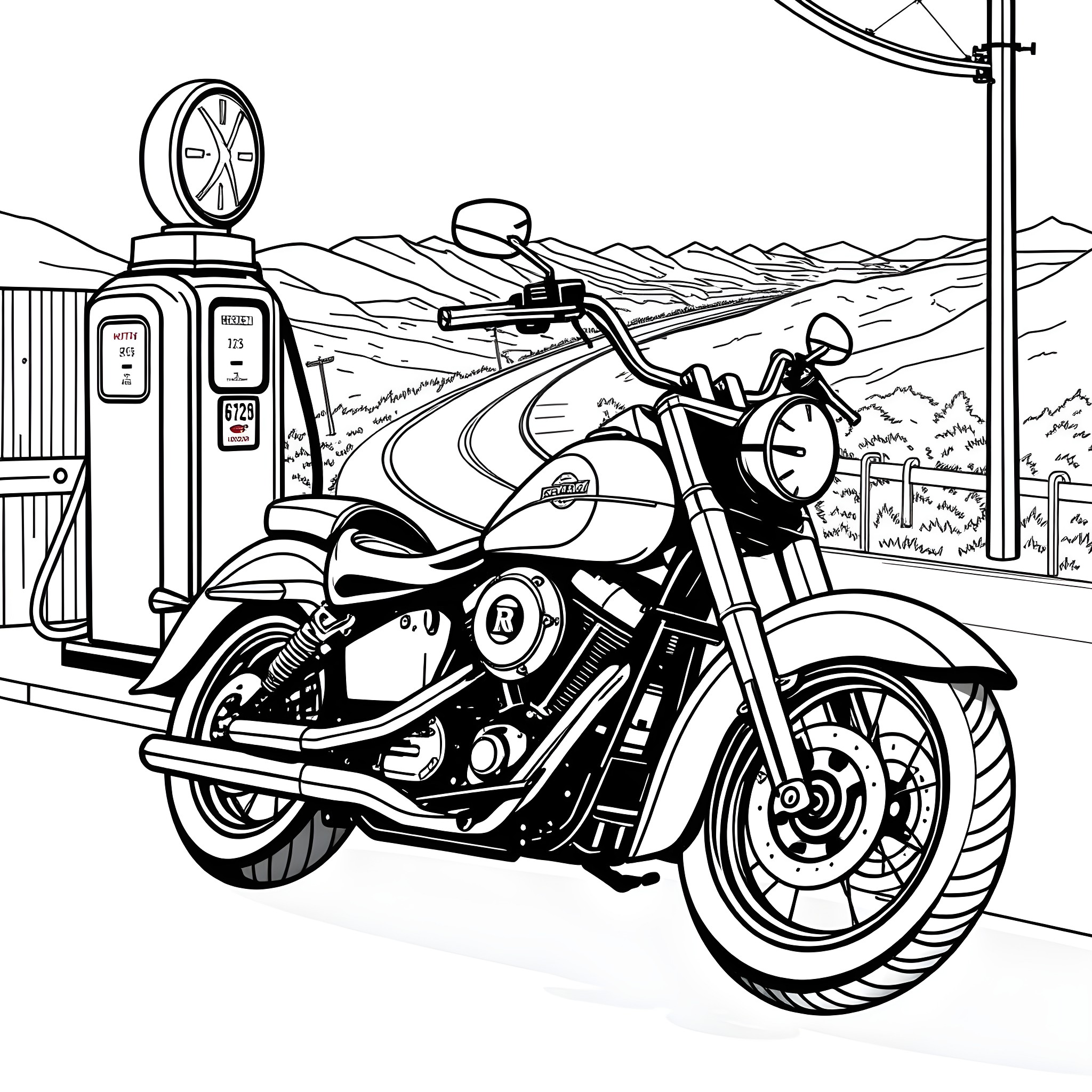 Best Motor Coloring Pages (Free Printable PDF)