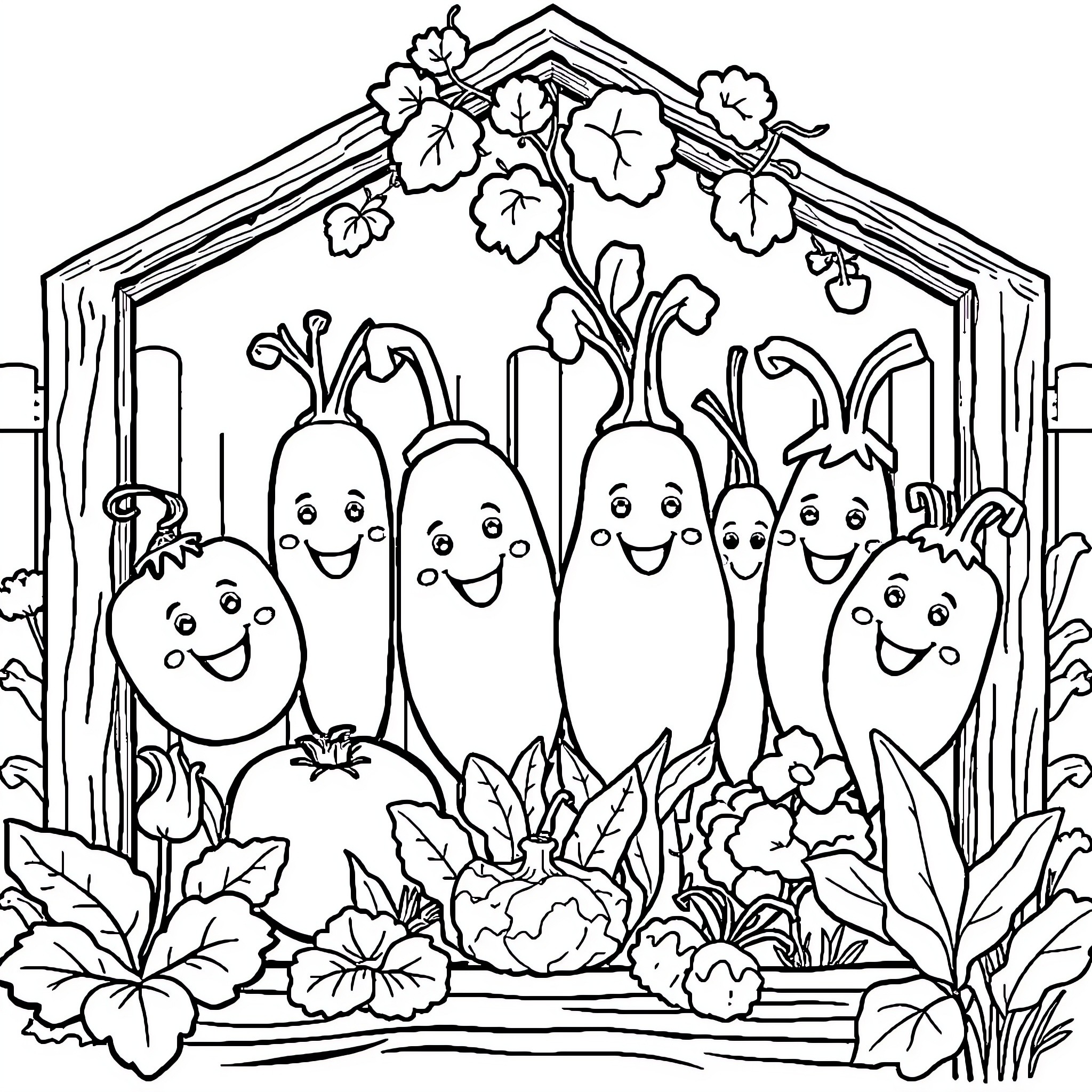 Best Vegetable Coloring Pages (Free Printable PDF)