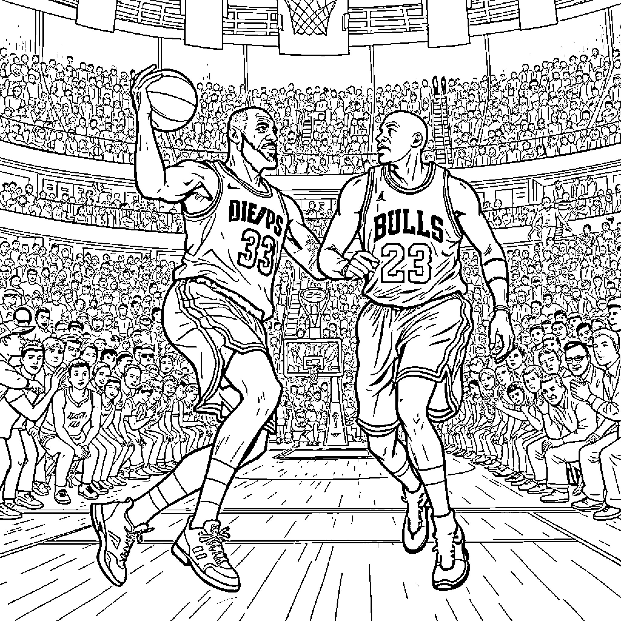 Best Basketball Coloring Pages (Free Printable PDF)