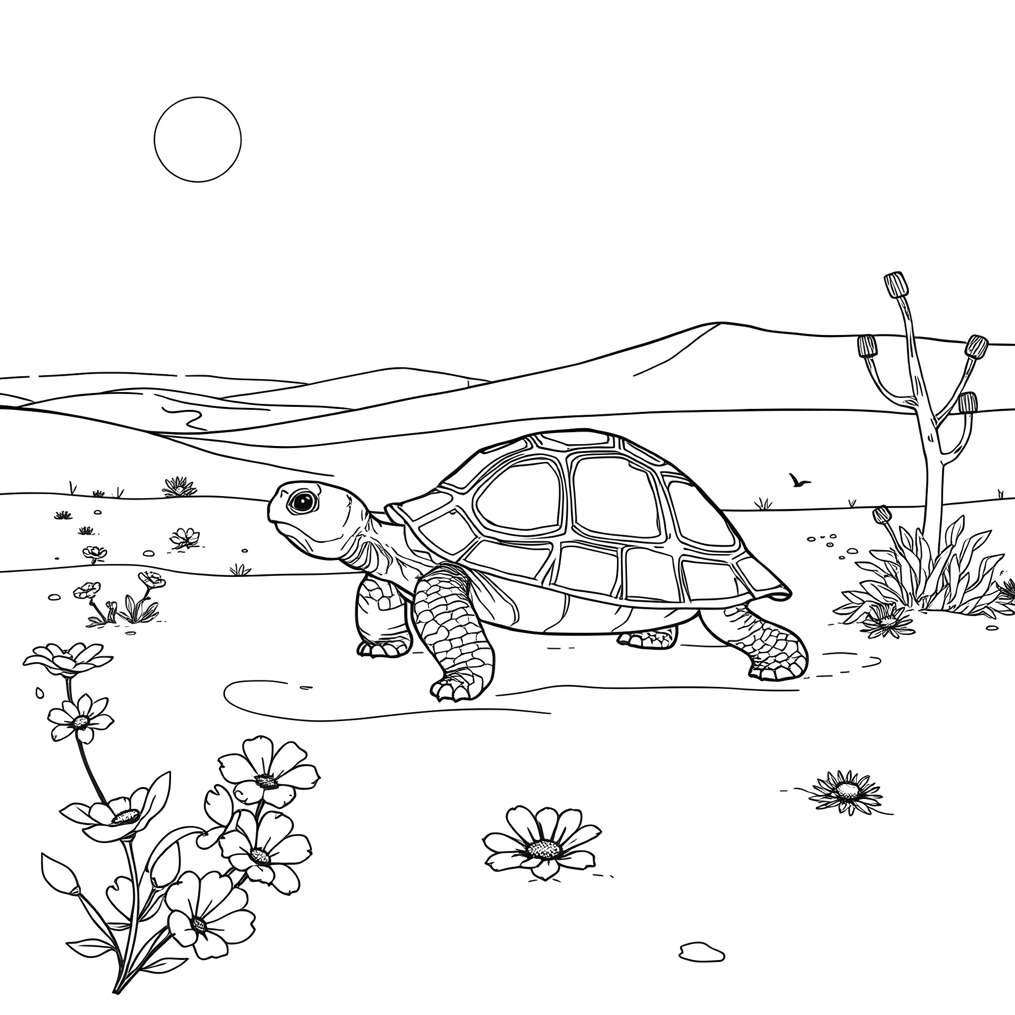 Best Tortoise Coloring Pages (Free Printable PDF)