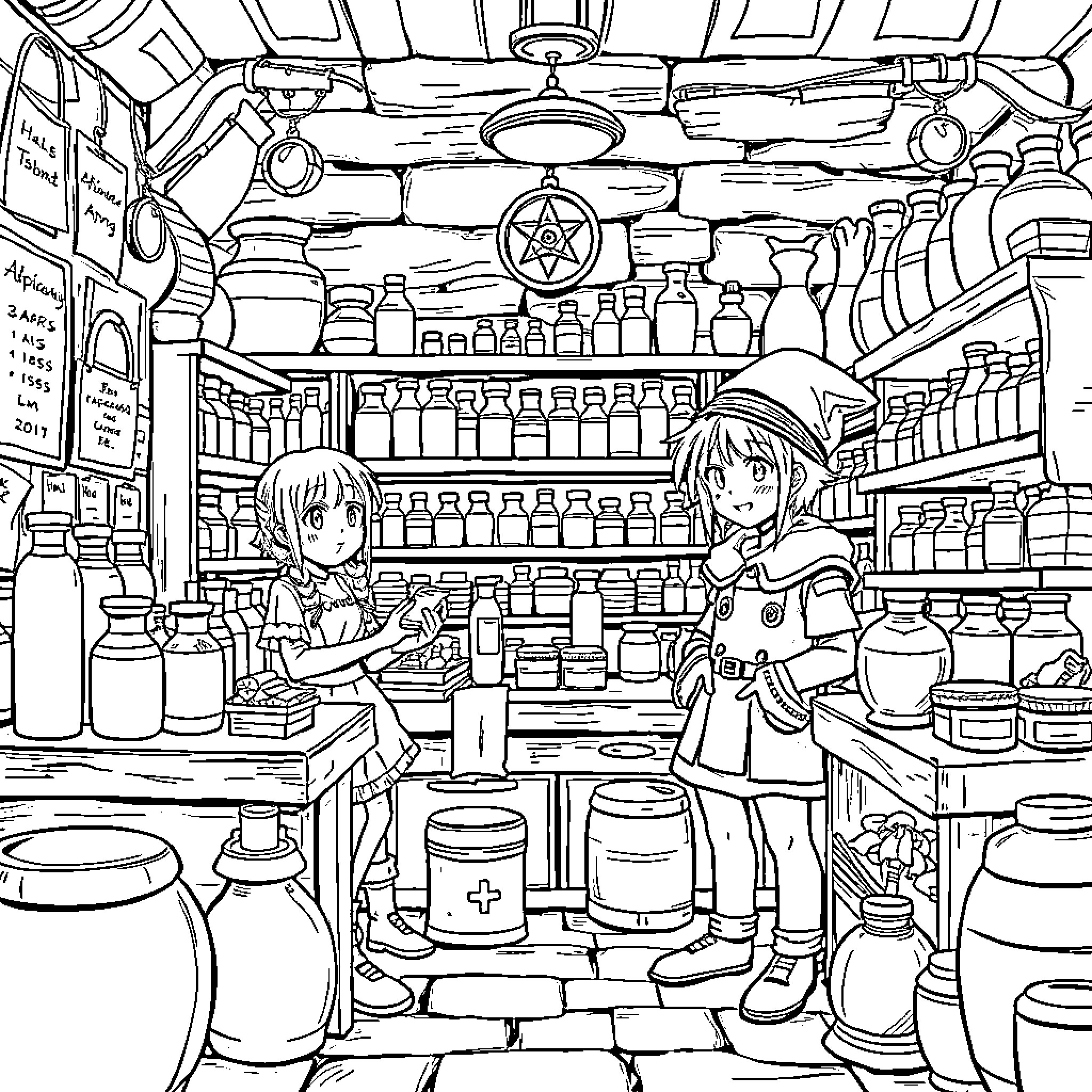 Best Anime Book Coloring Pages (Free Printable PDF)