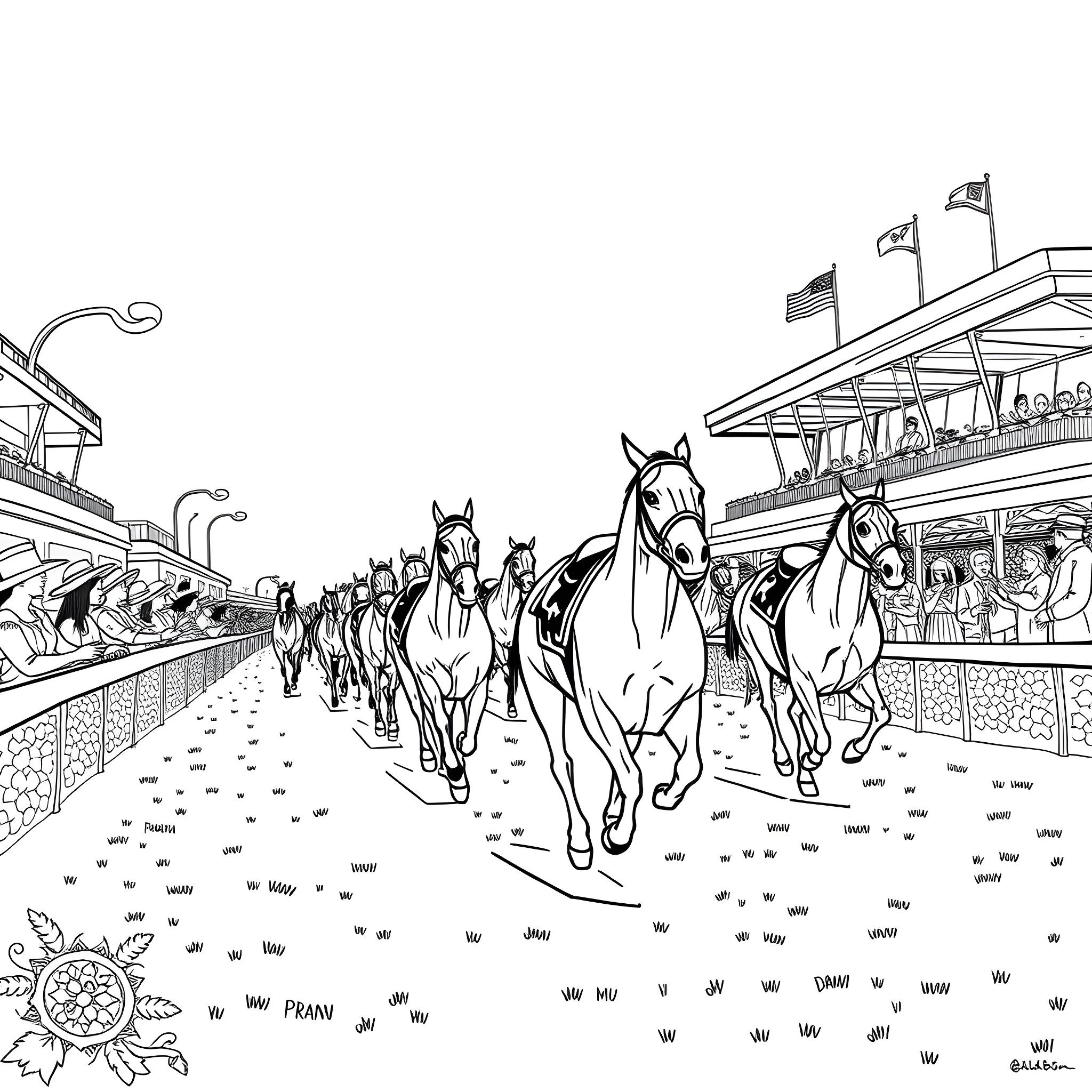 4 Best Kentucky Derby Coloring Pages (Free Printable PDFs)