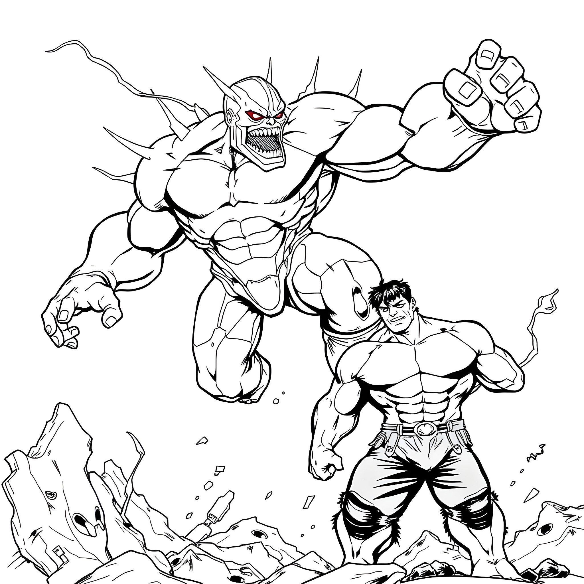 Best Abomination Coloring Pages (Free Printable PDF)