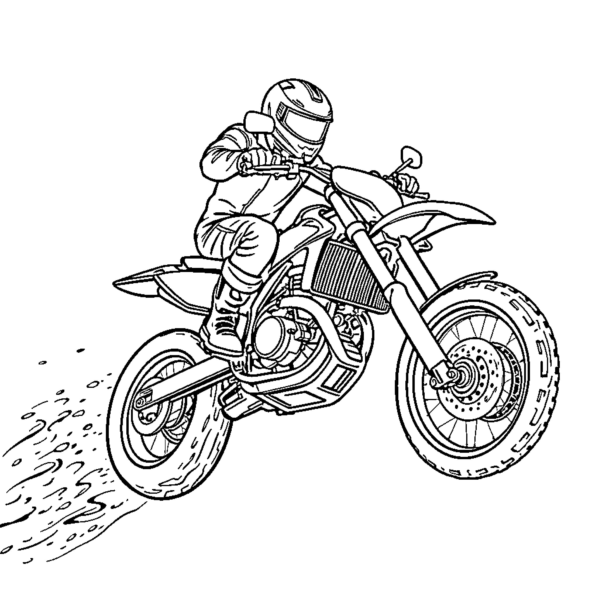 Best Motobike Coloring Pages (Free Printable PDF)