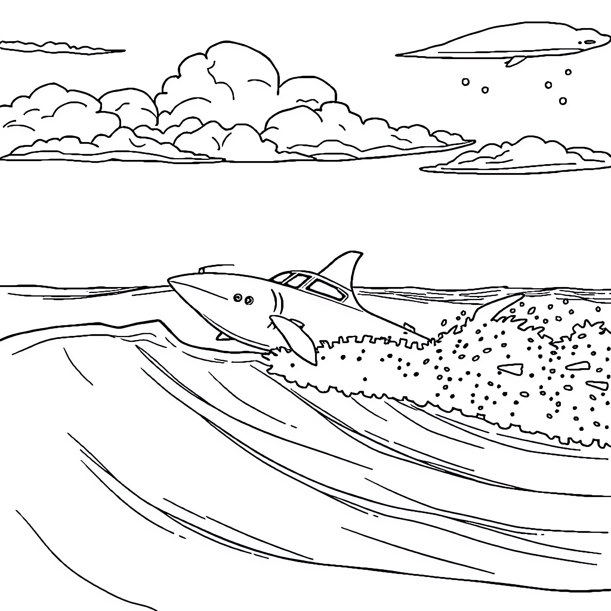 Best Shark Car Coloring Pages (Free Printable PDF)