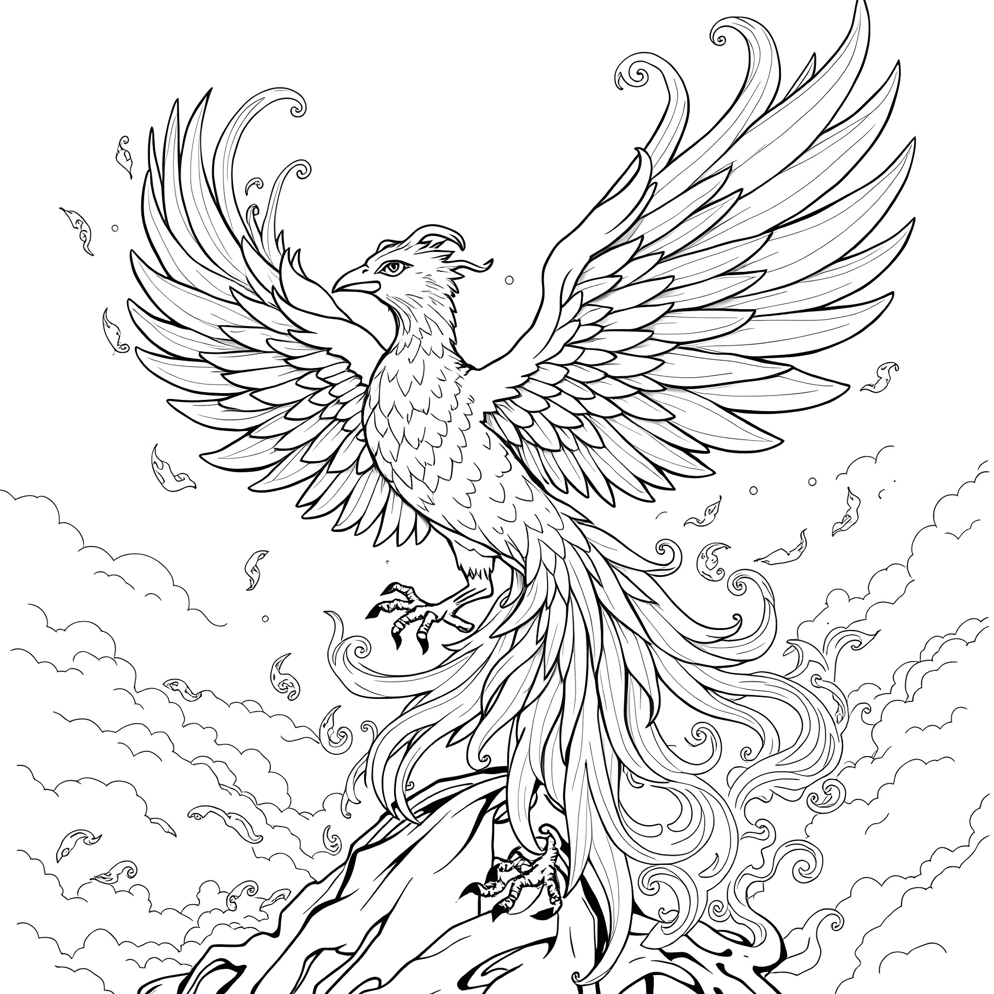 1 Best Phoenix Coloring Pages (Free Printable PDFs)