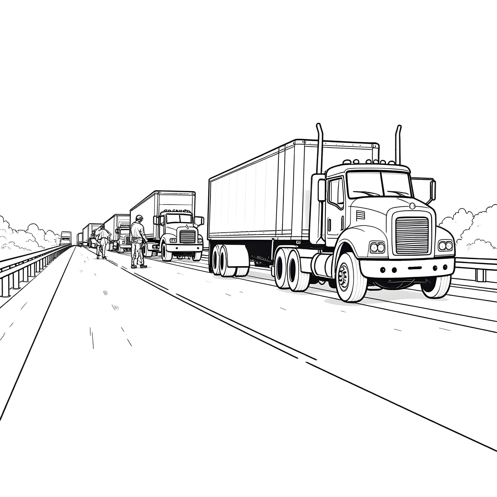 Best Truck Coloring Pages (Free Printable PDF)