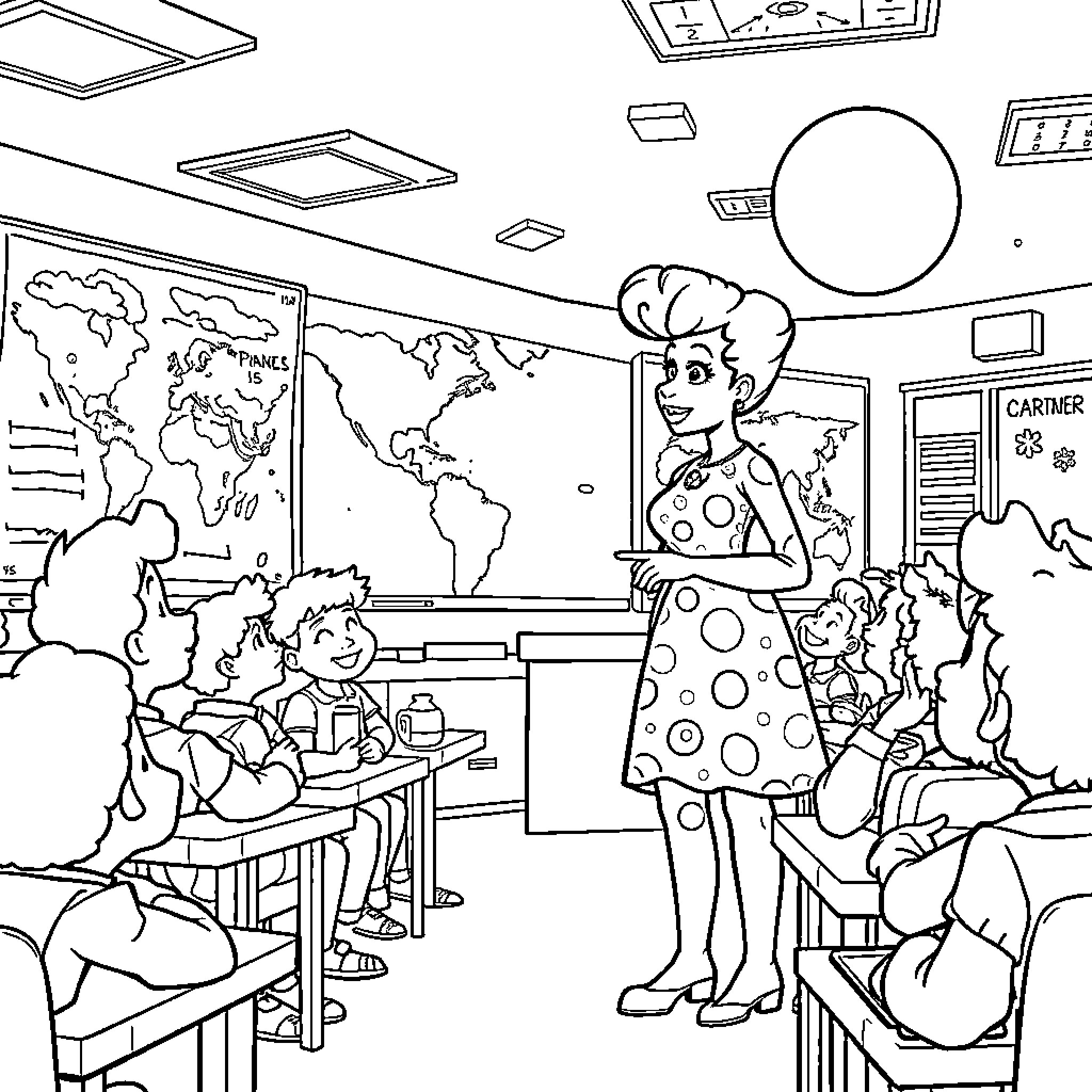 Best Miss Frizzle Coloring Pages (Free Printable PDF)