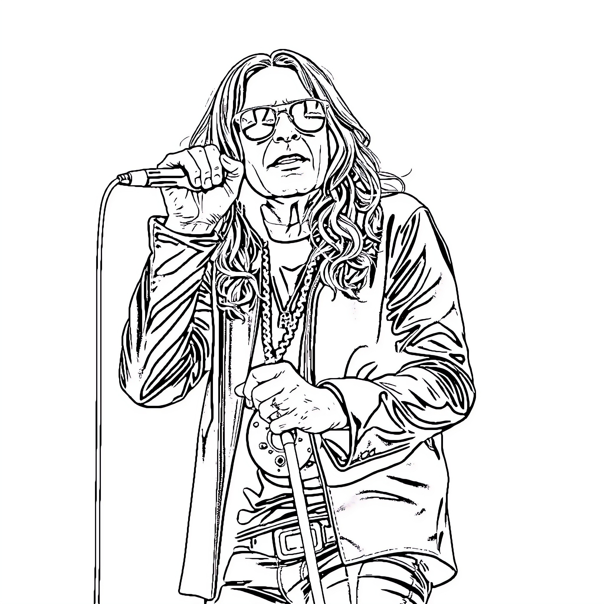 Best Ozzy Osbourne Coloring Pages (Free Printable PDF)